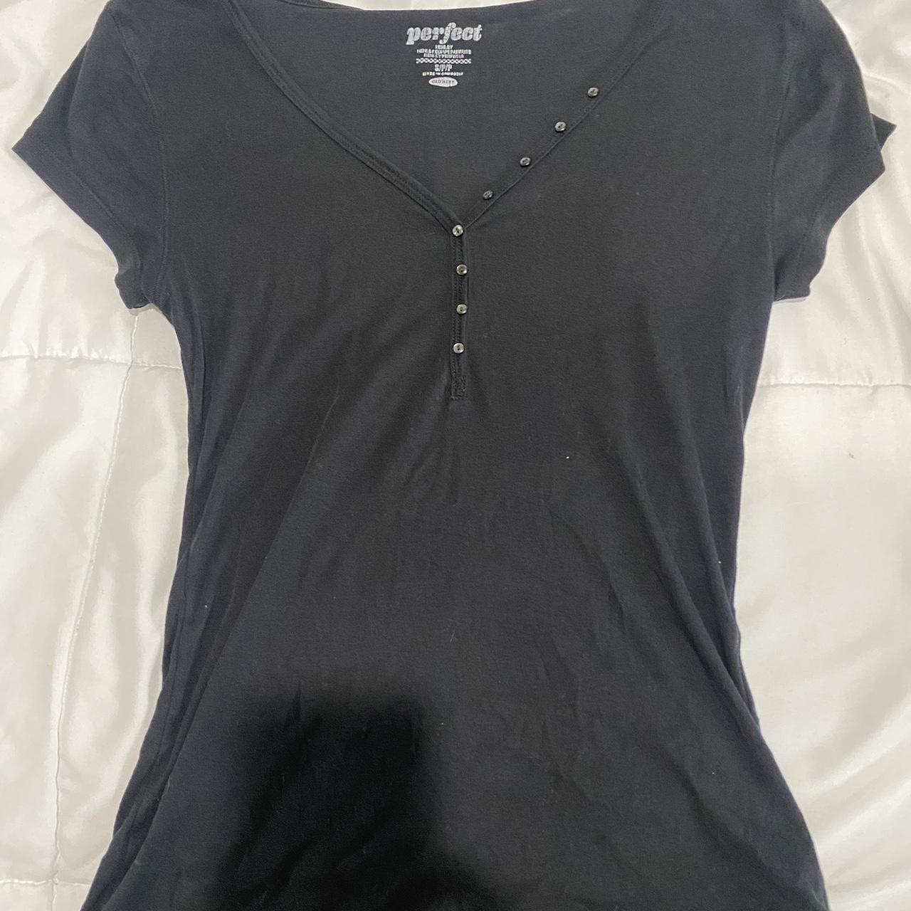 long tshirt fits small to medium white stain on the... - Depop