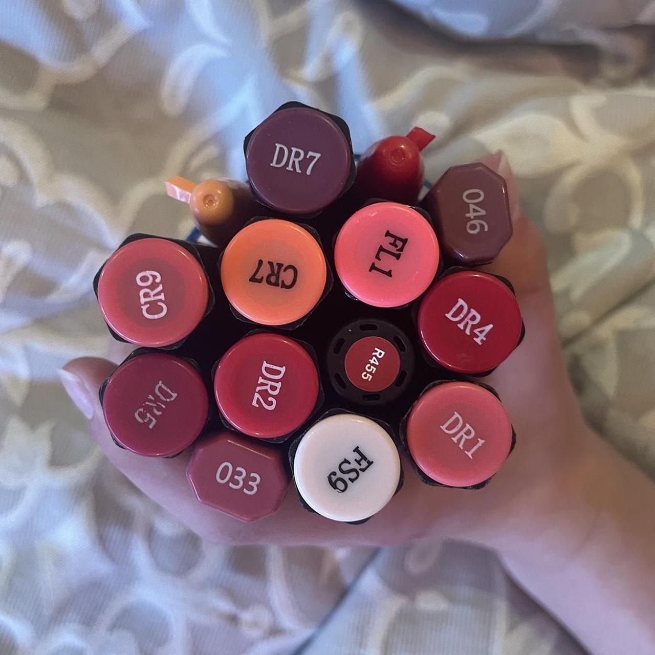 red alcohol ink markers brands including spectrum... - Depop