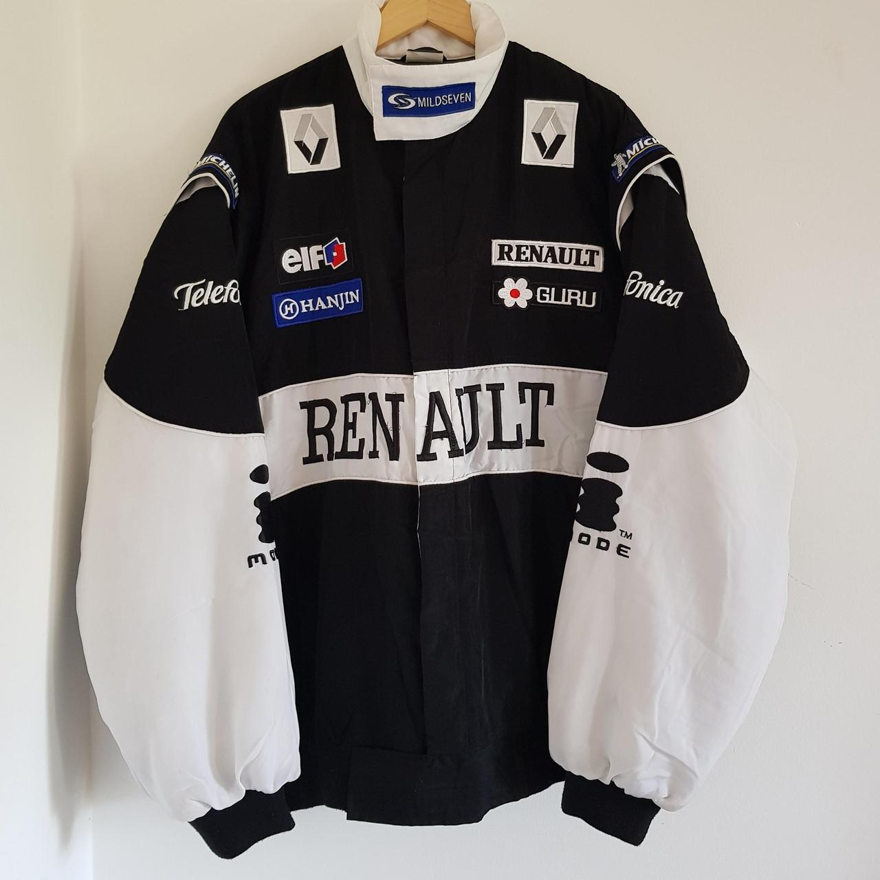 Vintage Formula 1 Renault Racing Jacket Good used... - Depop