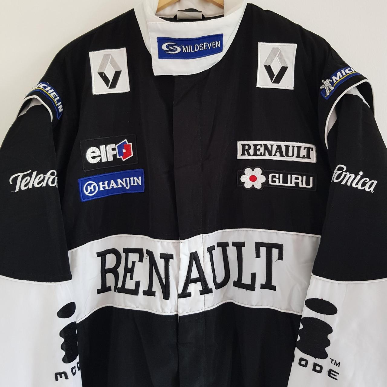 Vintage Formula 1 Renault Racing Jacket Good used... - Depop
