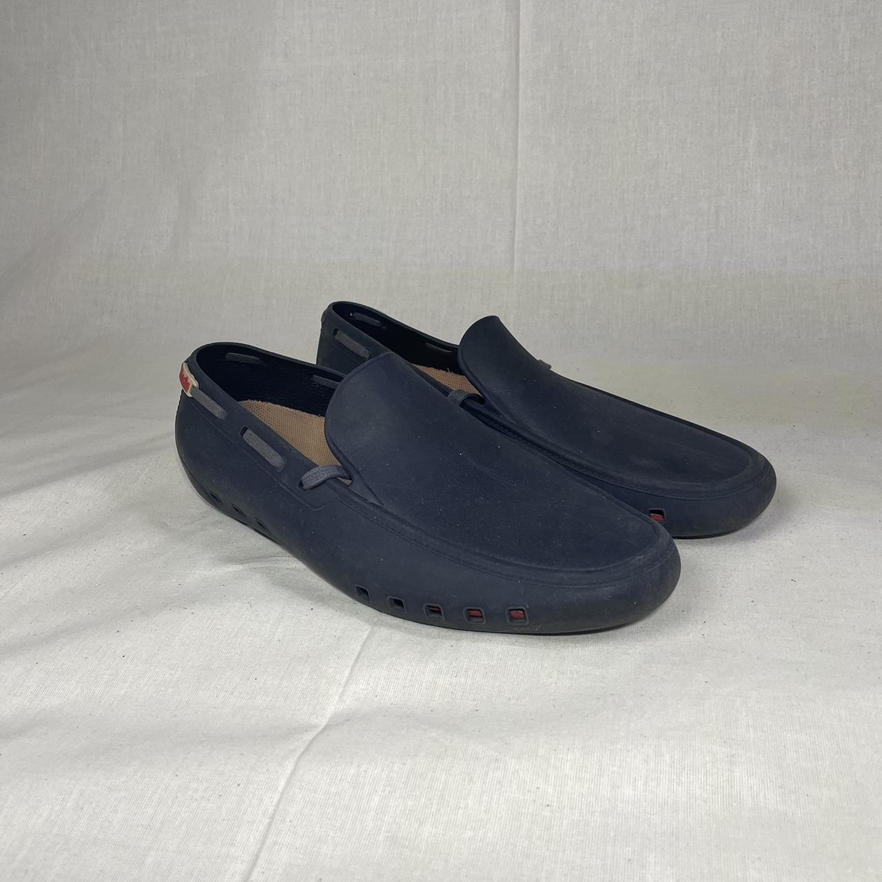 Blue Mocks water loafers. Worn in good condition... - Depop
