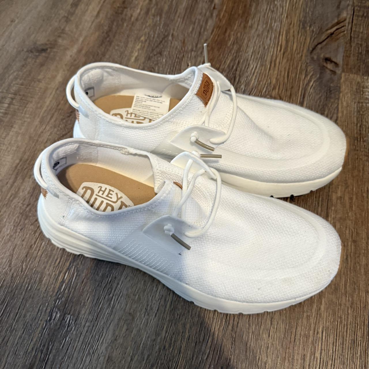 White Hey Dude Shoes. Excellent Condition. All... - Depop