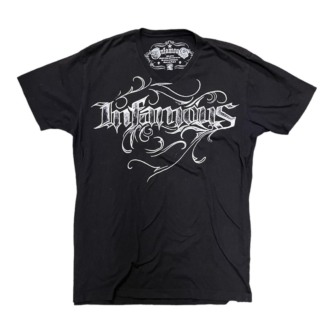 Infamous y2k affliction like t shirt Size L - Depop