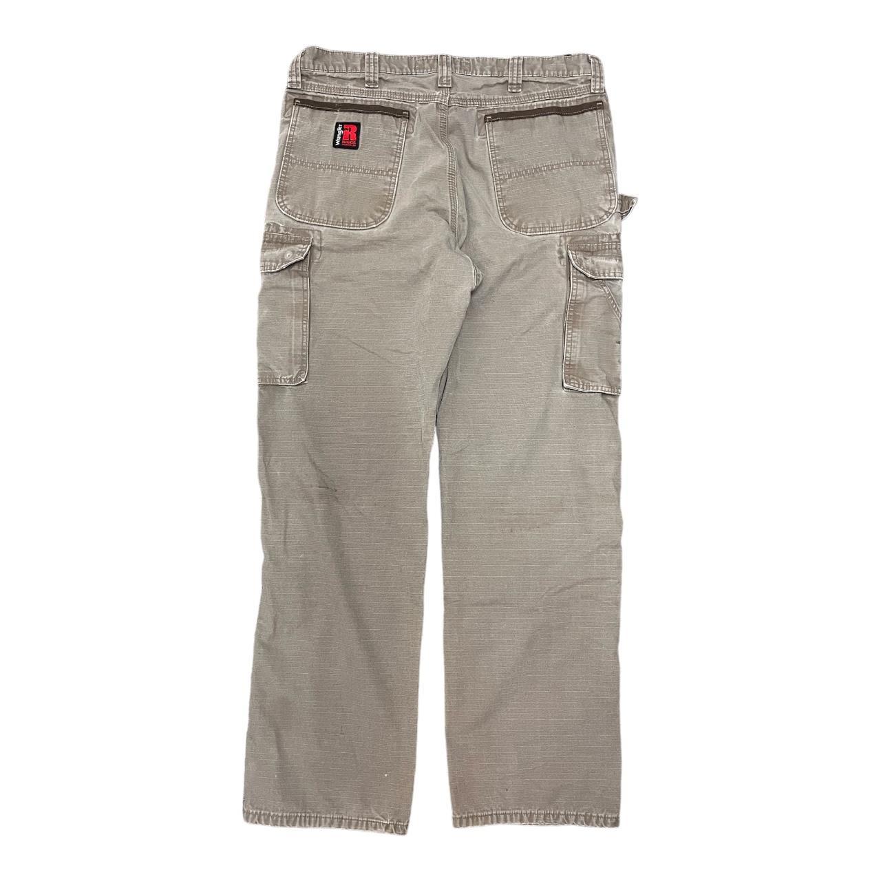 Baggy y2k wrangler riggs vintage cargo pants 35x34 - Depop