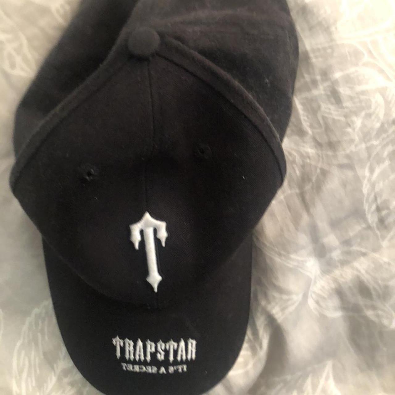 Trapstar men black hat - Depop