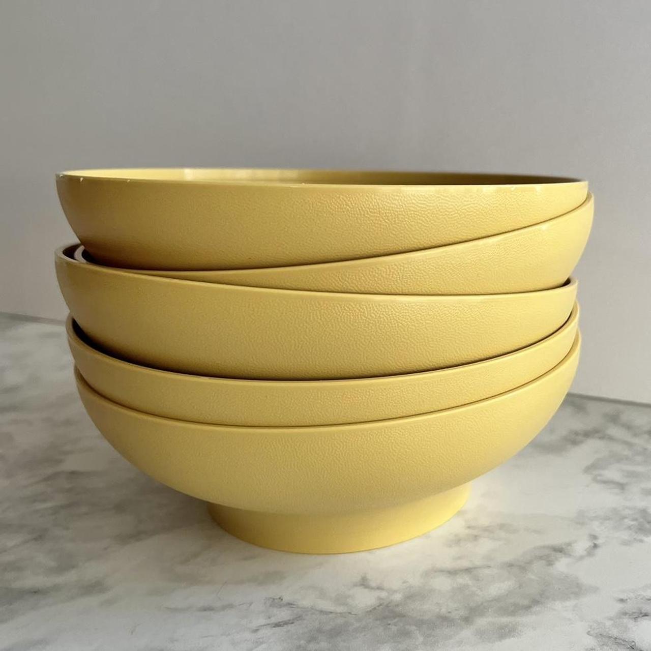 70s Tupperware Gold Soup Bowls Set of... - Depop
