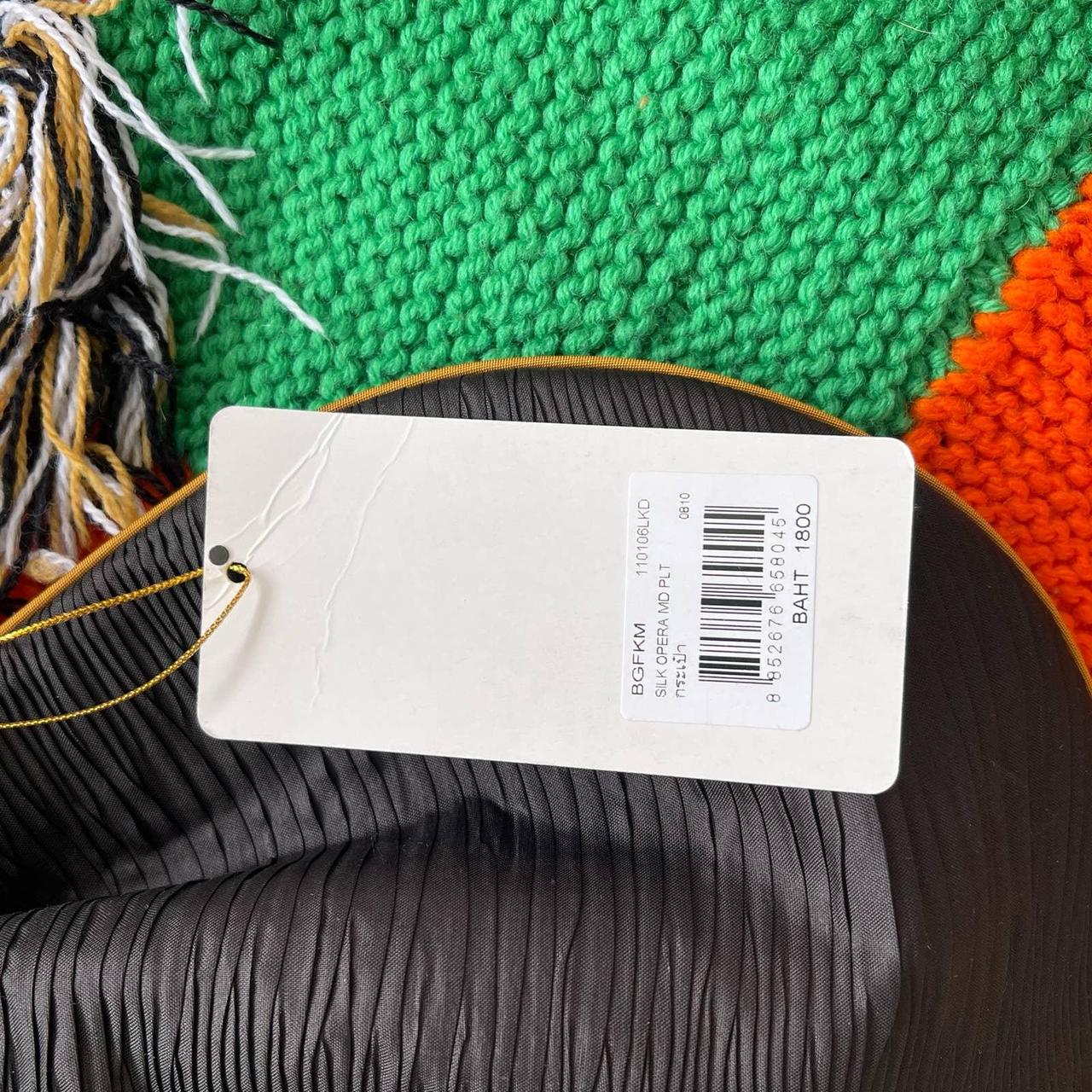 Jim Thompson Purse Black Brown Thai Silk Opera... - Depop