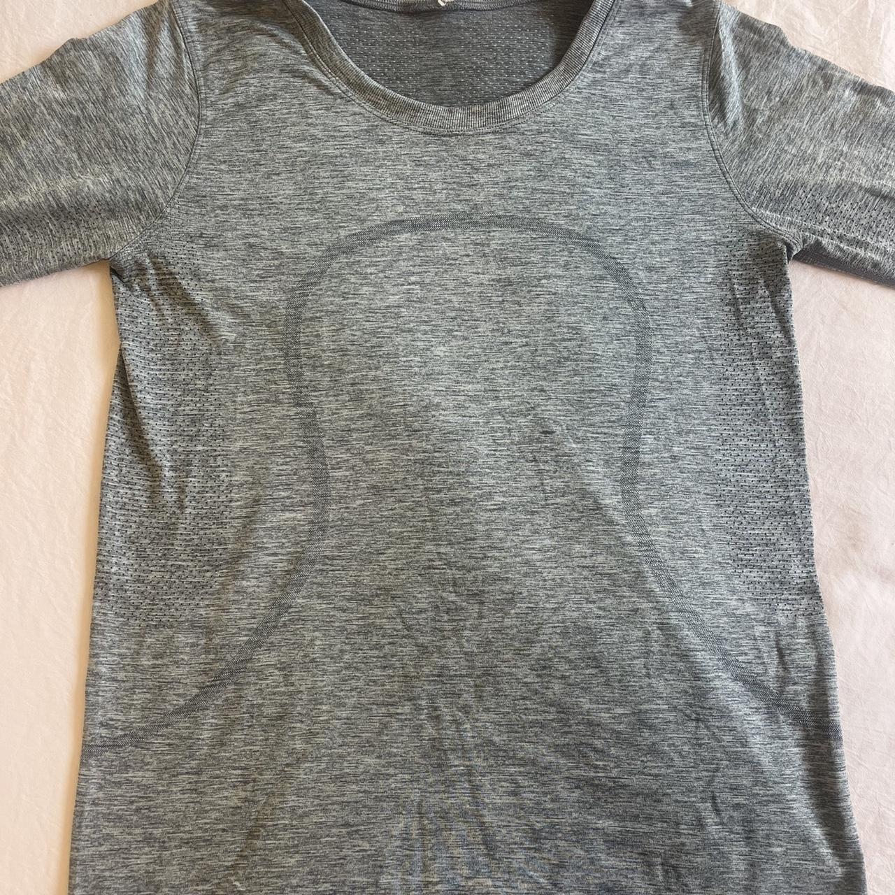 Grey Lululemon Swiftly Tech long sleeve #activewear... | Depop