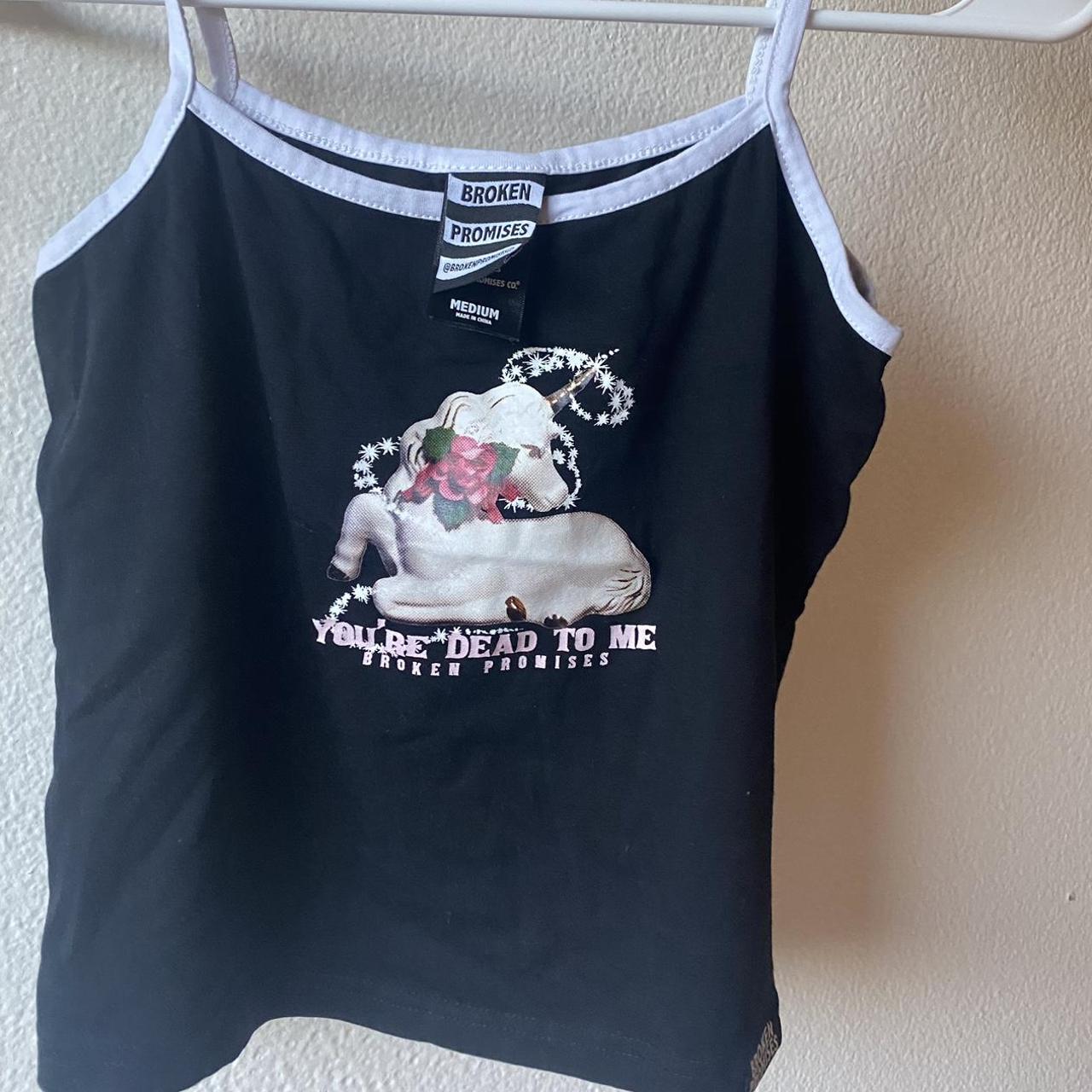 Broken promises baby tank top. Cute unicorn ‘you’re... - Depop