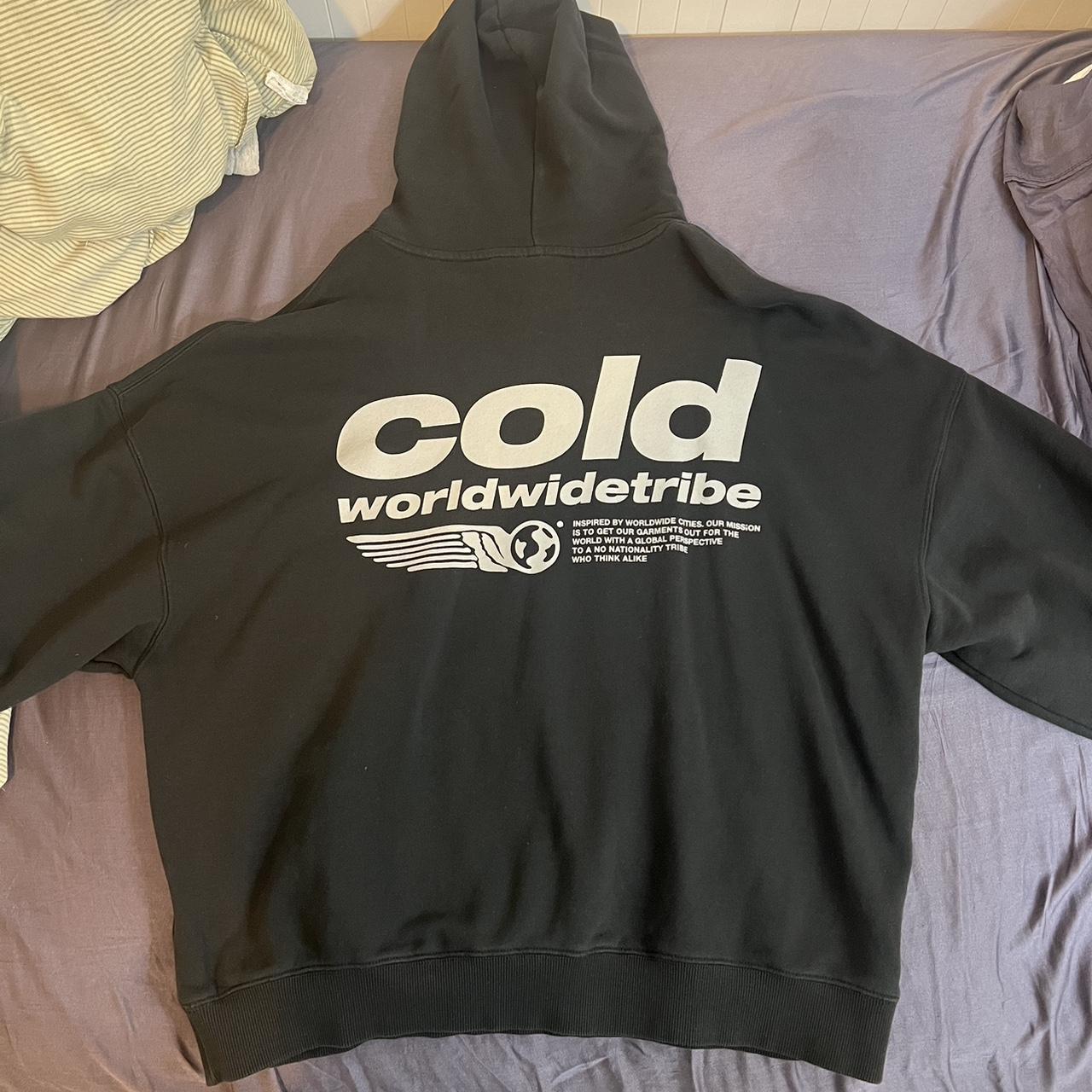 COLD CULTURE BLACK HOODIE - SIZE M #coldculture... - Depop