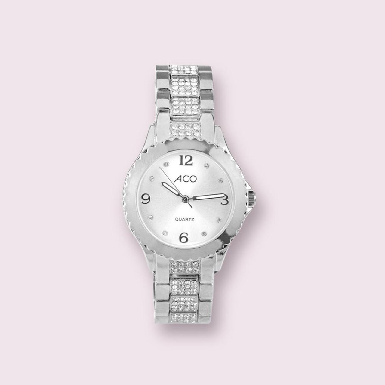 Ardene Crystal Quartz Watch Brand new without... - Depop