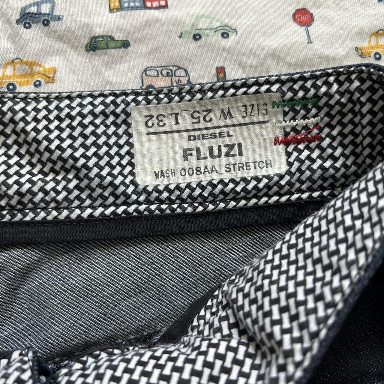 Diesel fluzi jeans dark wash wide leg/ flare with... - Depop