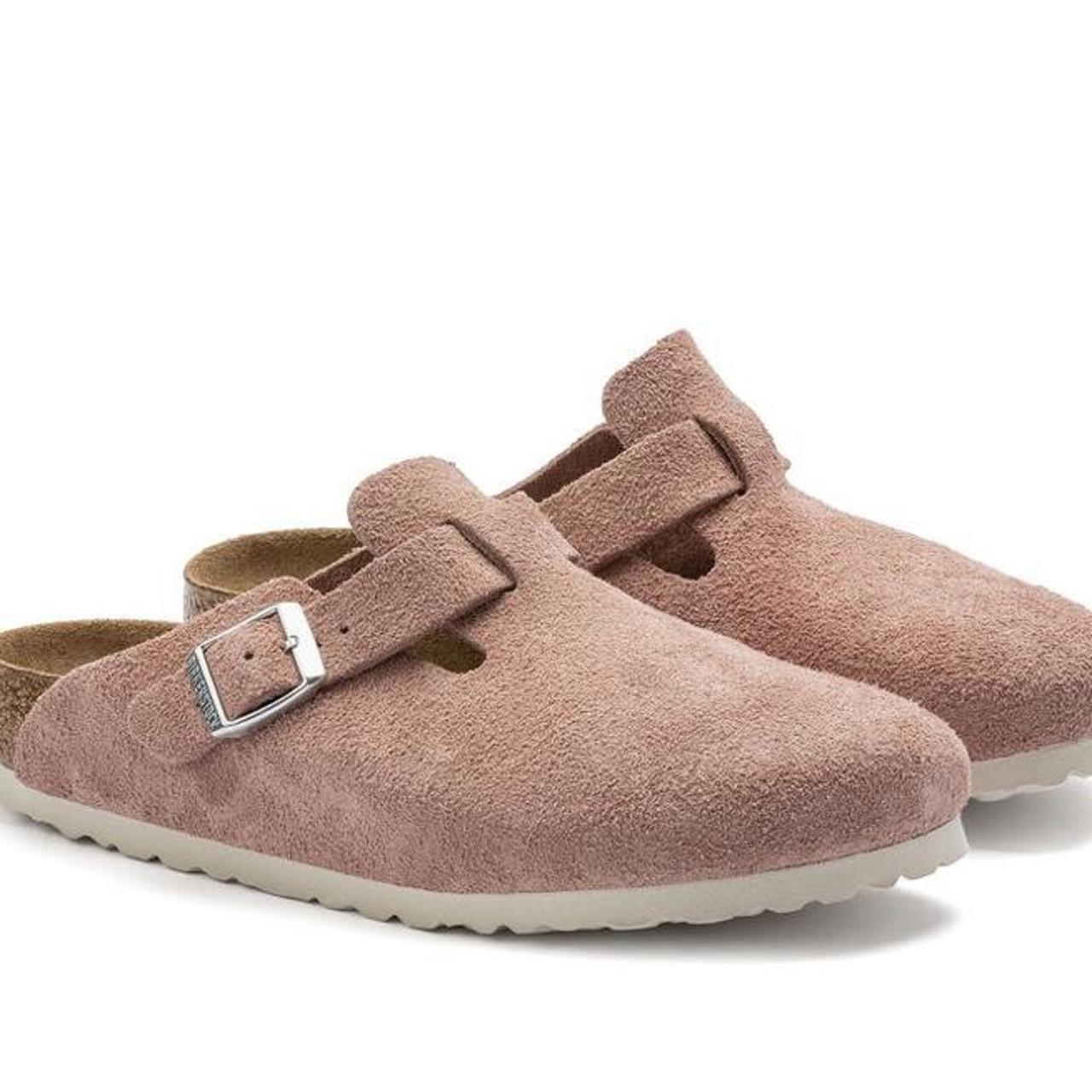 Birkenstock Women's Pink Clogs | Depop