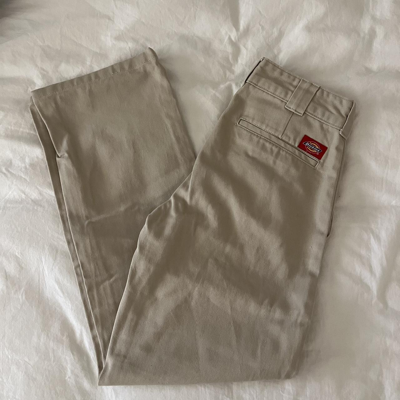 🏷️ DICKIES TAN WORKPANTS - size 24 #dickies #pants... - Depop