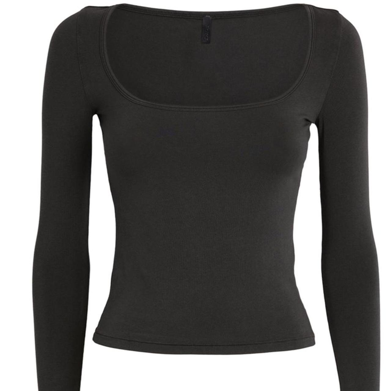 skims vintage scoop neck long sleeve -no flaws... - Depop
