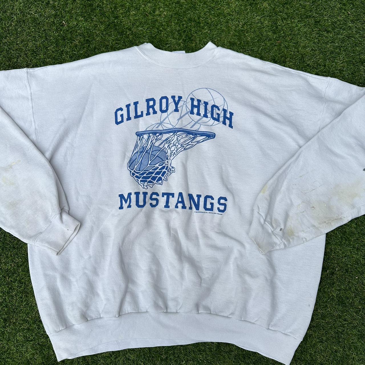 Vintage Gilroy High Mustangs (1998, Very Used, Fits... - Depop