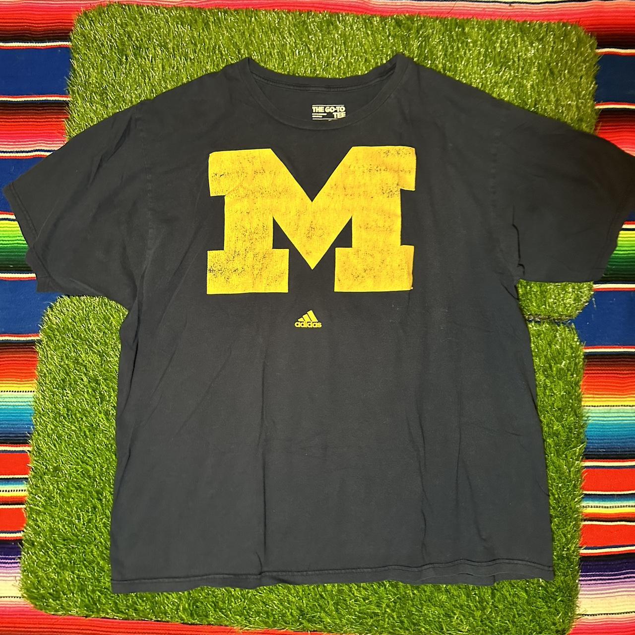 Adidas/Michigan Tee (Fits like Large) - Depop