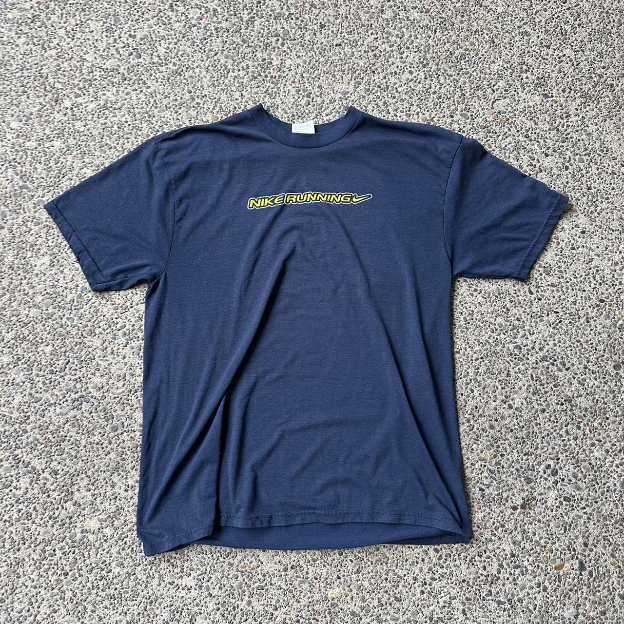 Vintage Nike Running Tee (Large) - Depop