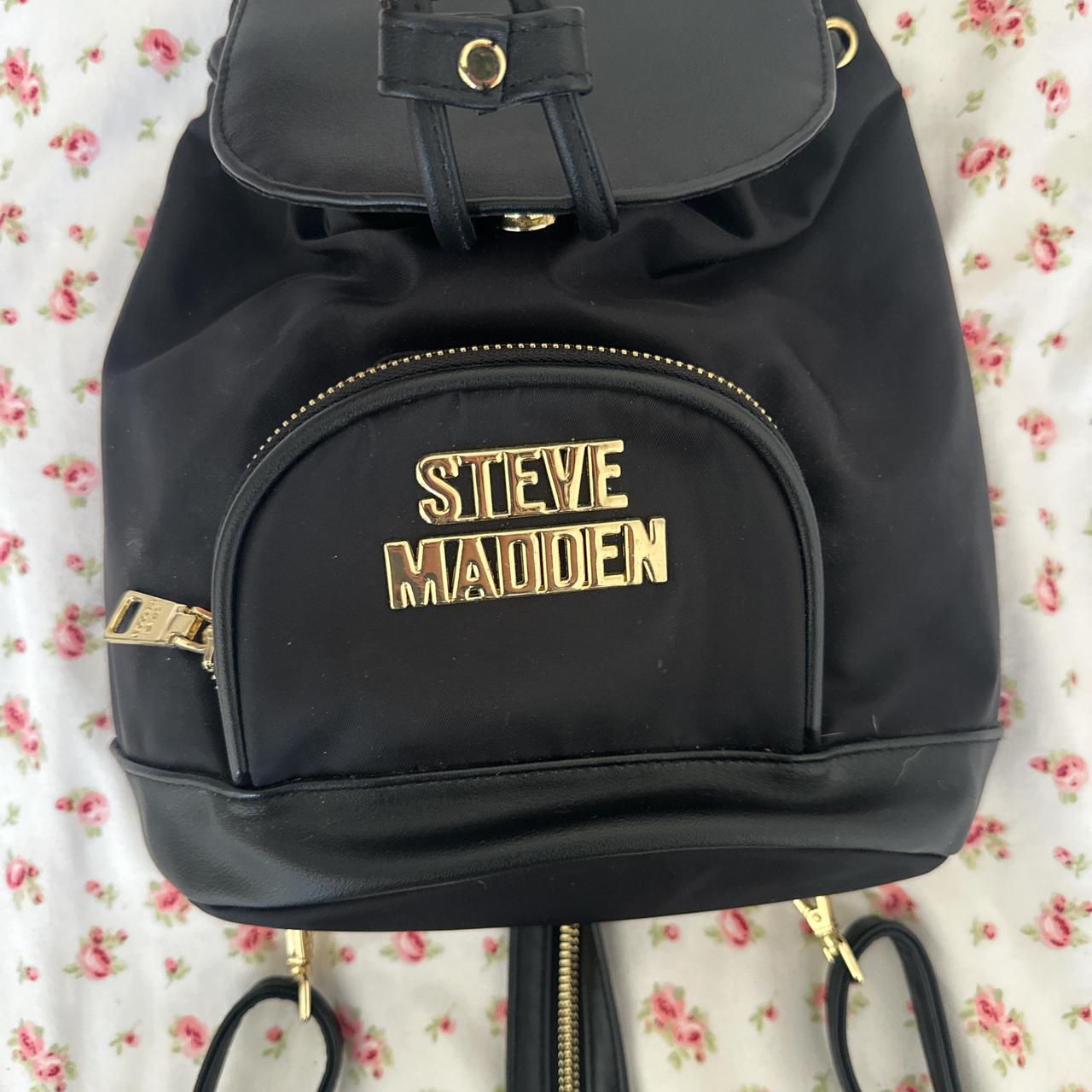 black Steve Madden backpack - Depop