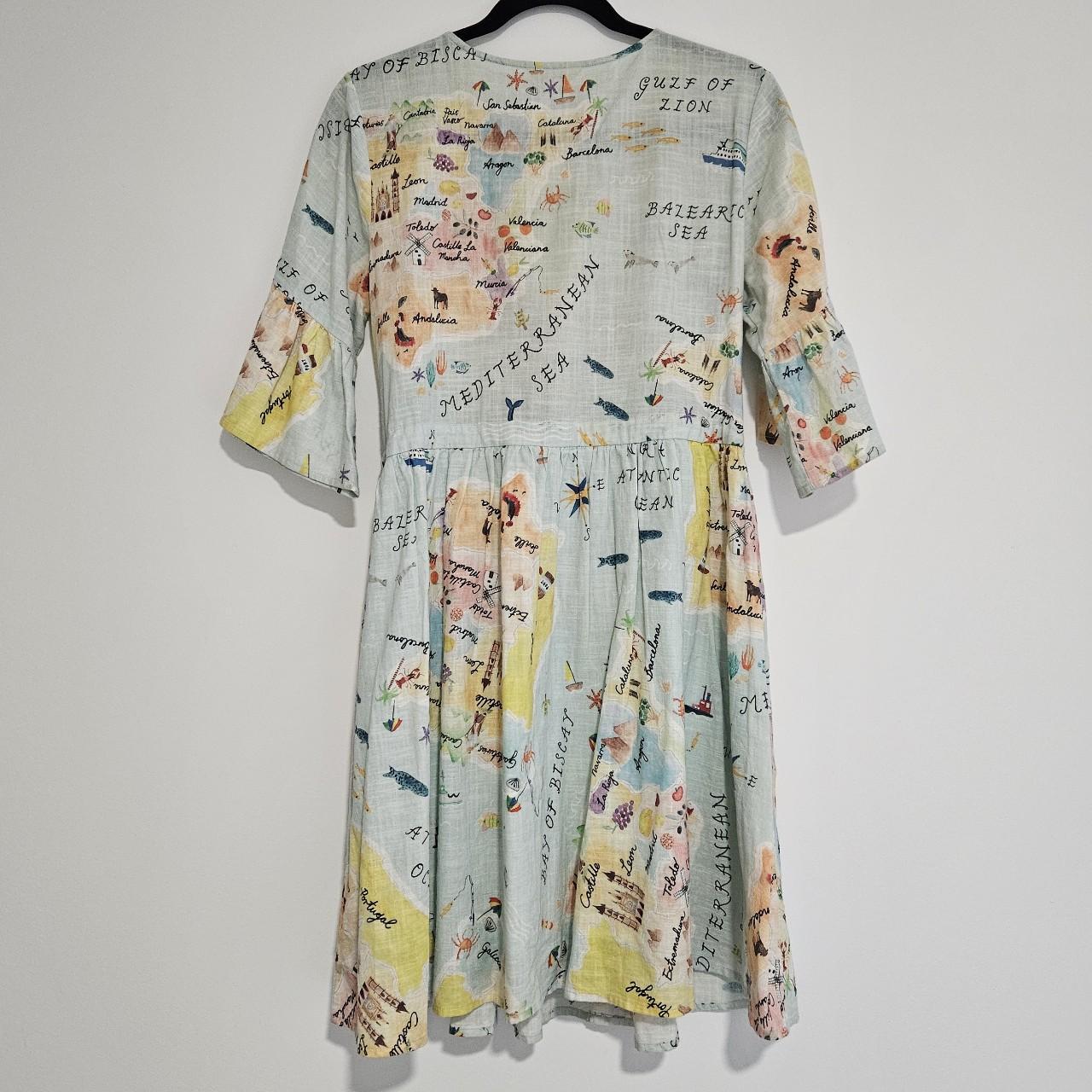 Gorman Espana Map Dress labelled a Size 8, but is... - Depop