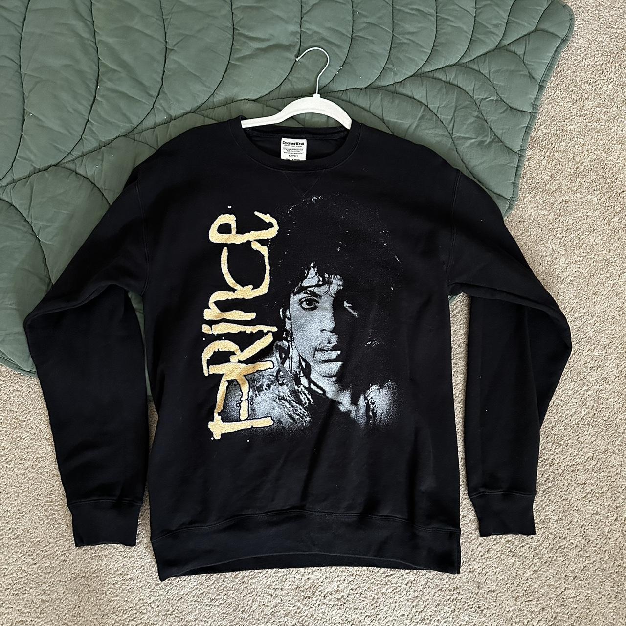 Prince Sign “☮︎” the Times crewneck (Size S, unisex) - Depop