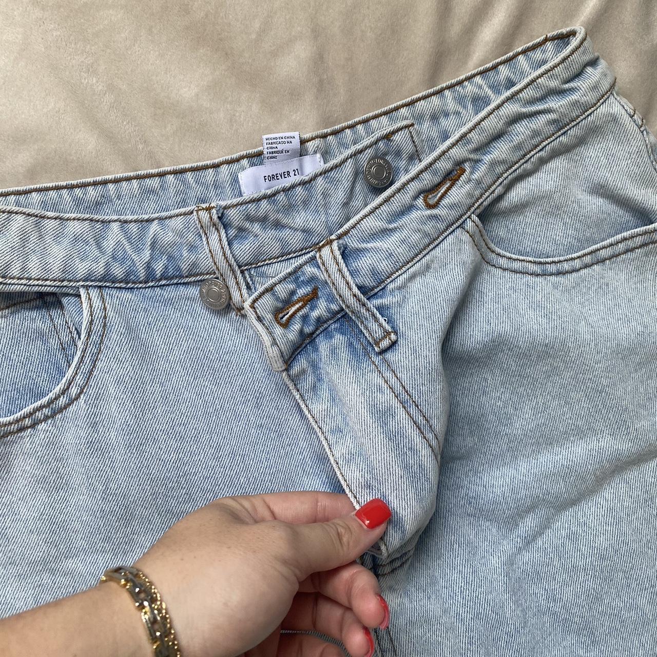 -Straight Leg Jean -Two buttons cross over -Never... - Depop
