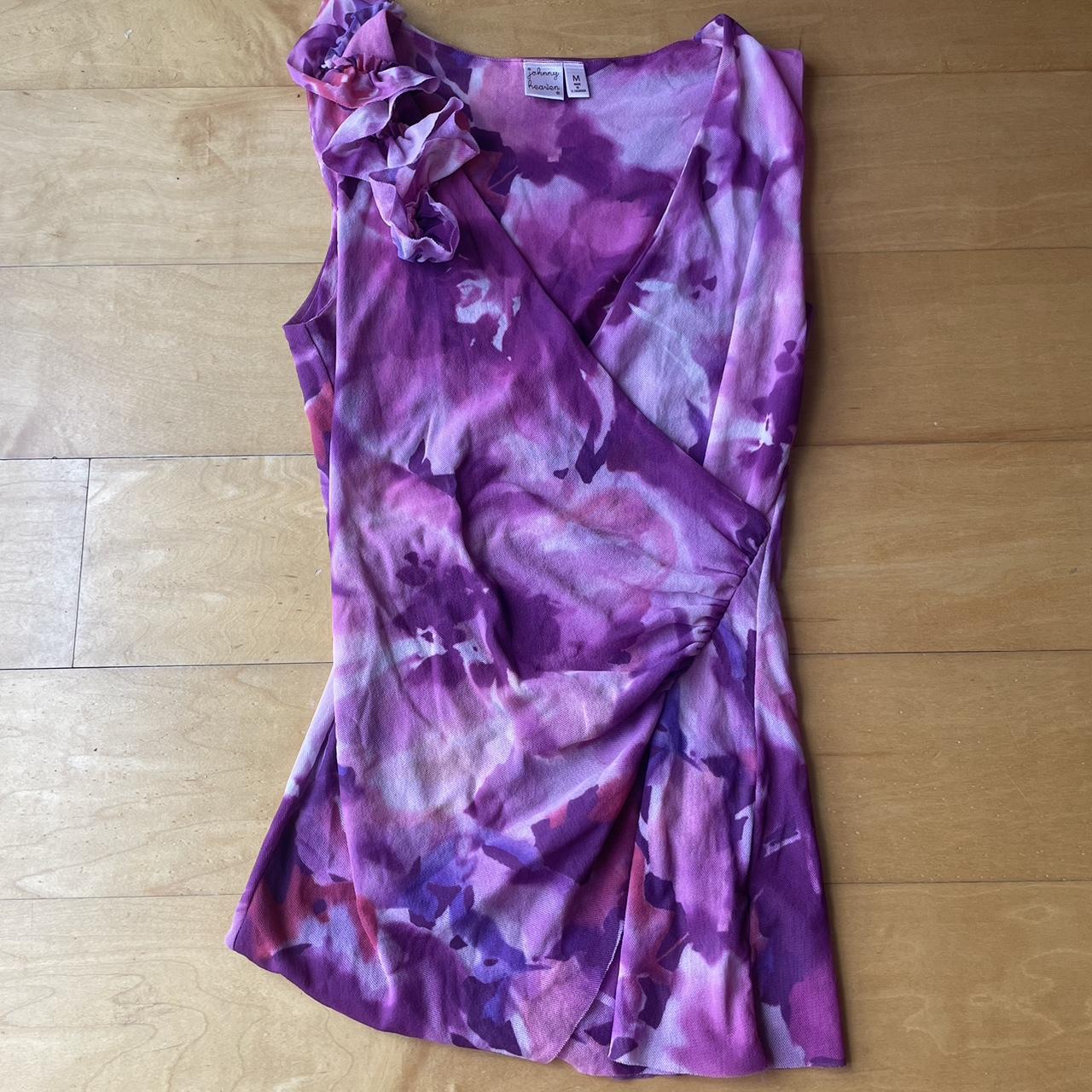 Vintage 90s Johnny Heaven Sleeveless Top -Pink &... - Depop