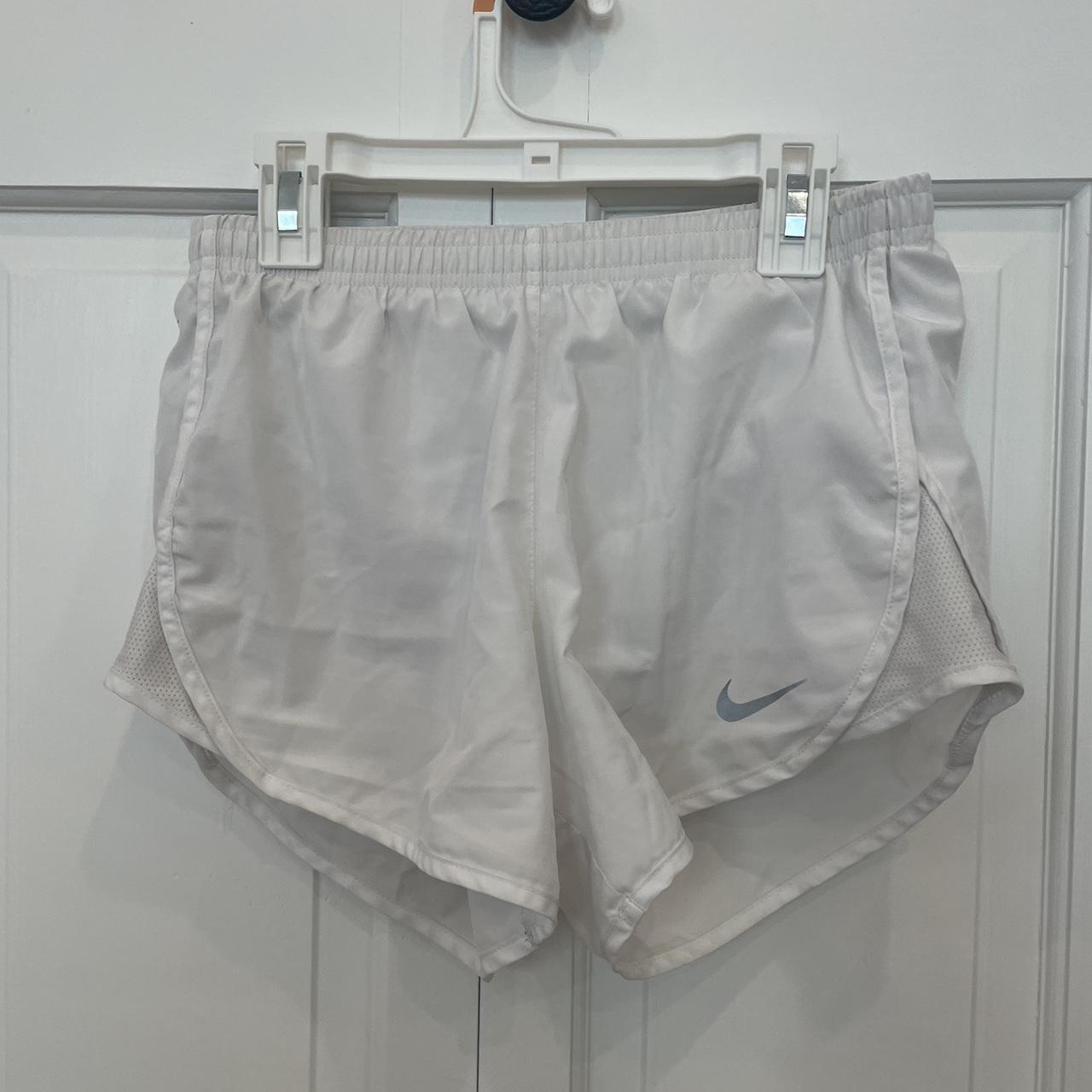 Nike Women's White Shorts | Depop