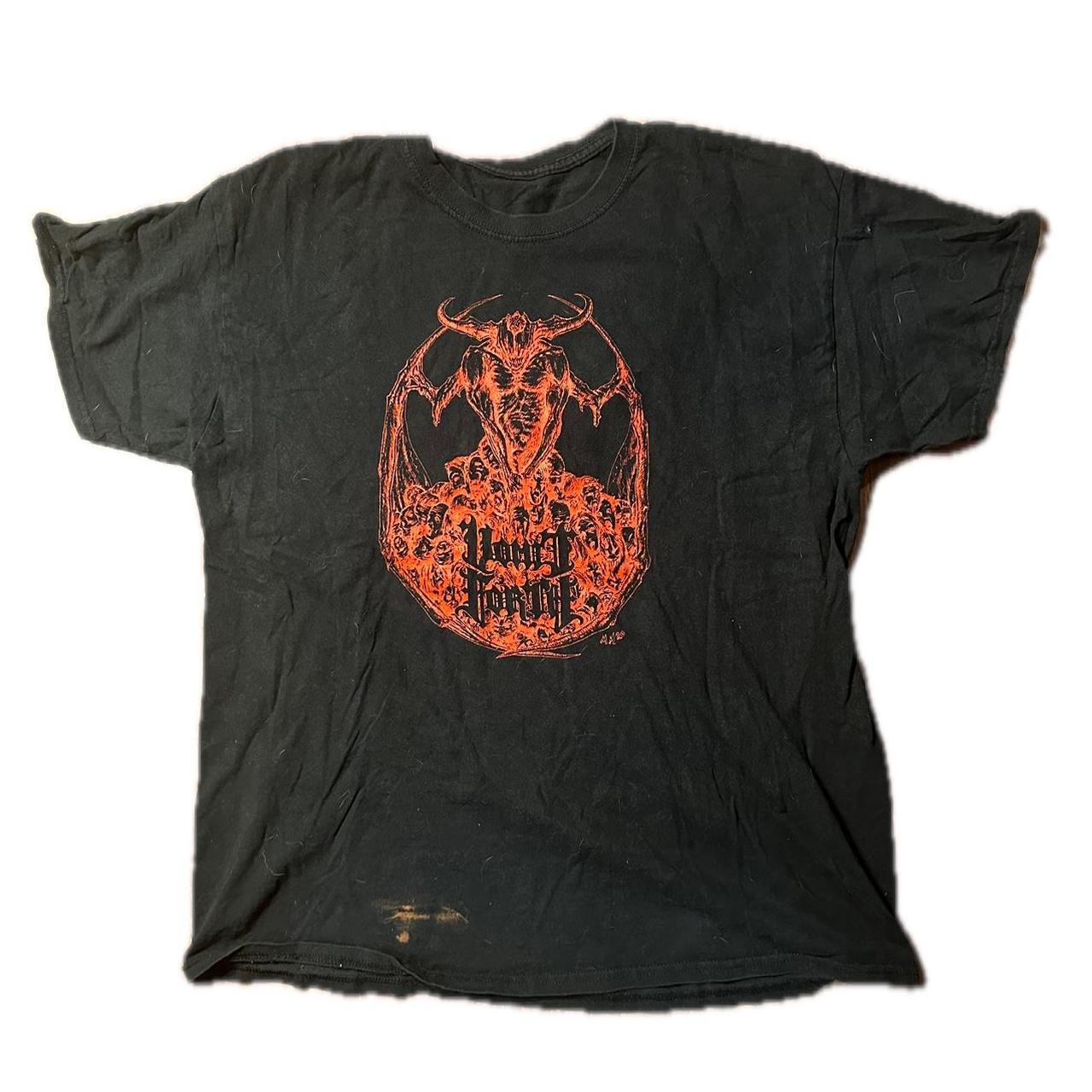 Vomit Forth size XL shirt from 2019. Has a bleach... - Depop