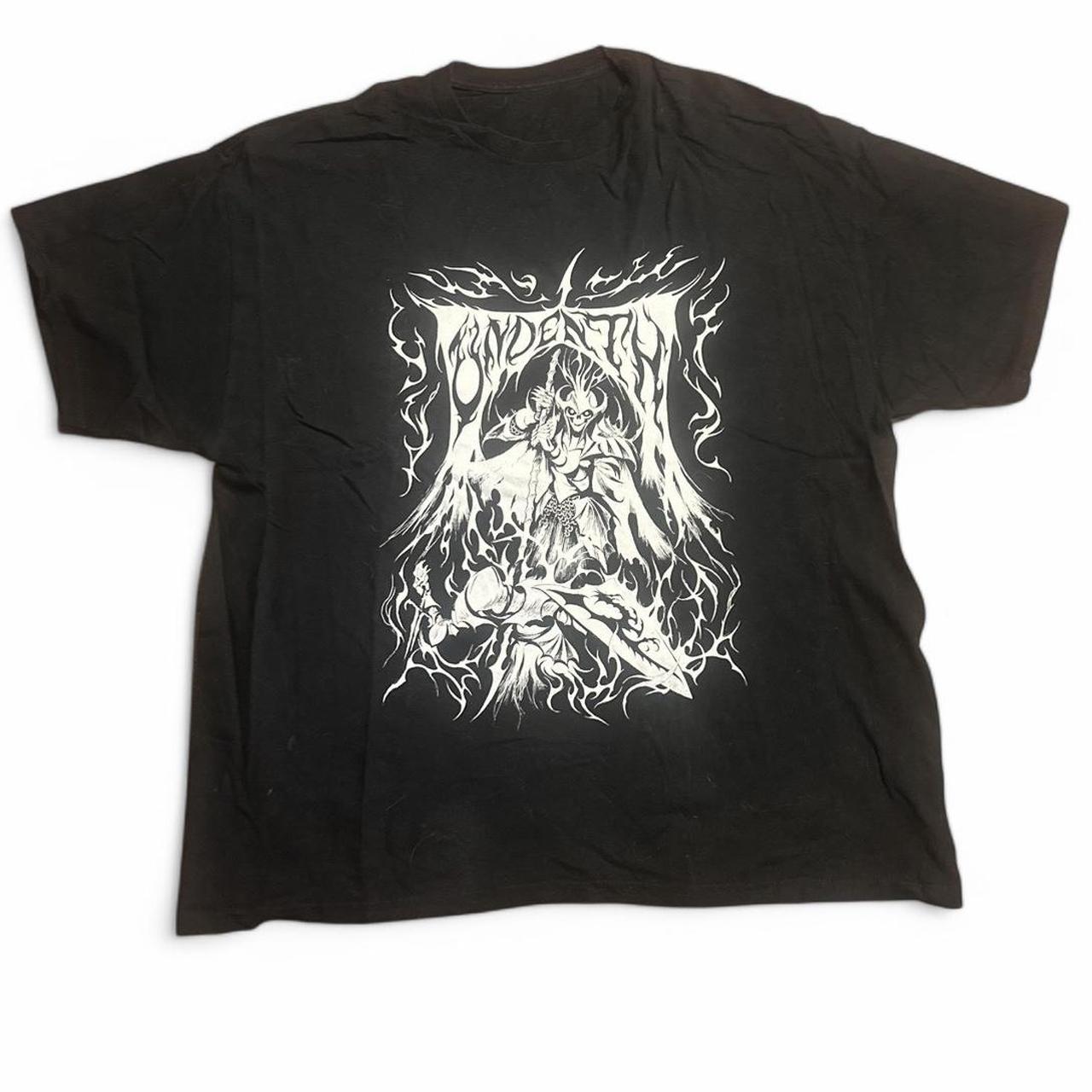 Undeath death metal band shirt from their tour in... | Depop