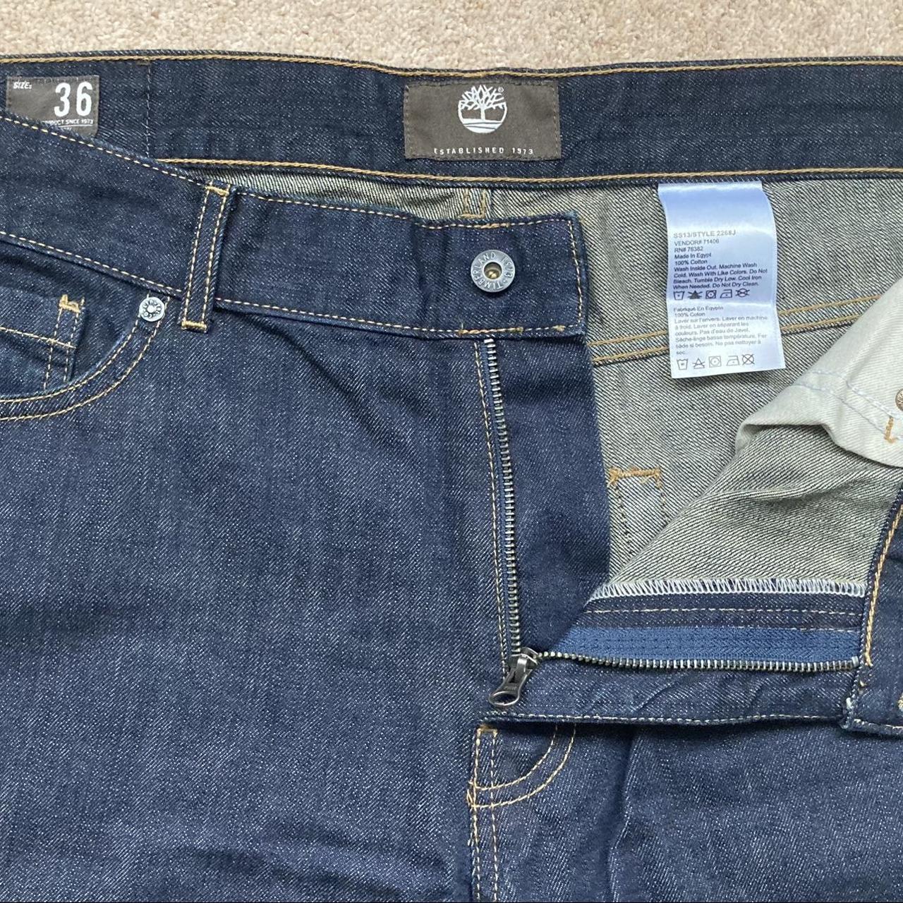 Timberland Men's Navy Jeans | Depop