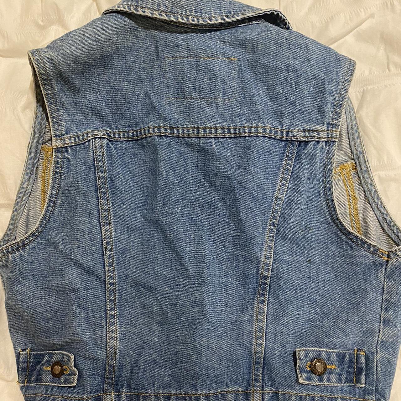 Express Women's Blue Vest | Depop