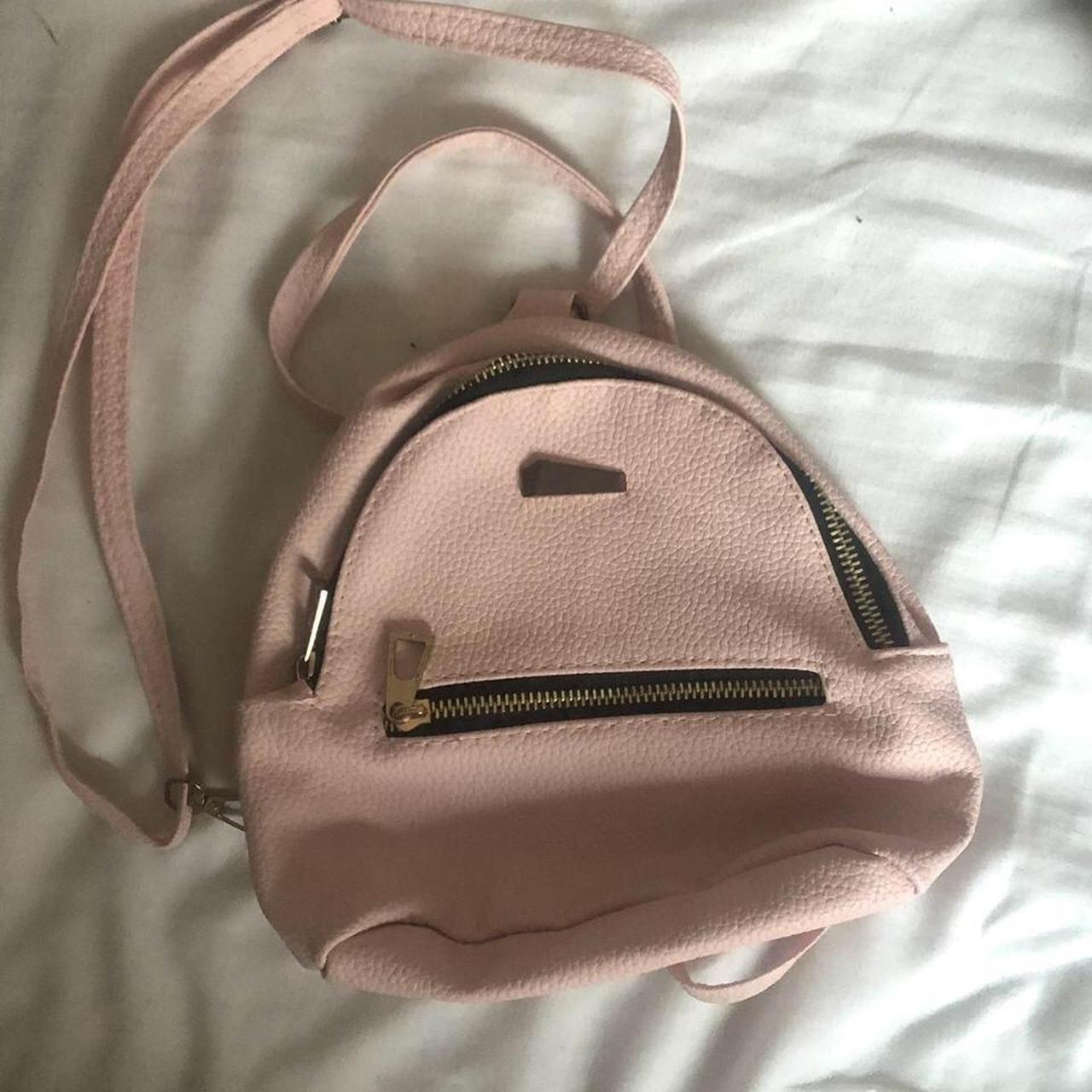 Mini pink backpack 💗so cute and comfy to... - Depop