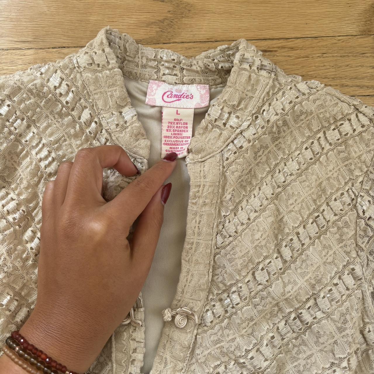 Candies vintage Asian style top Fits a S/M ! - Depop