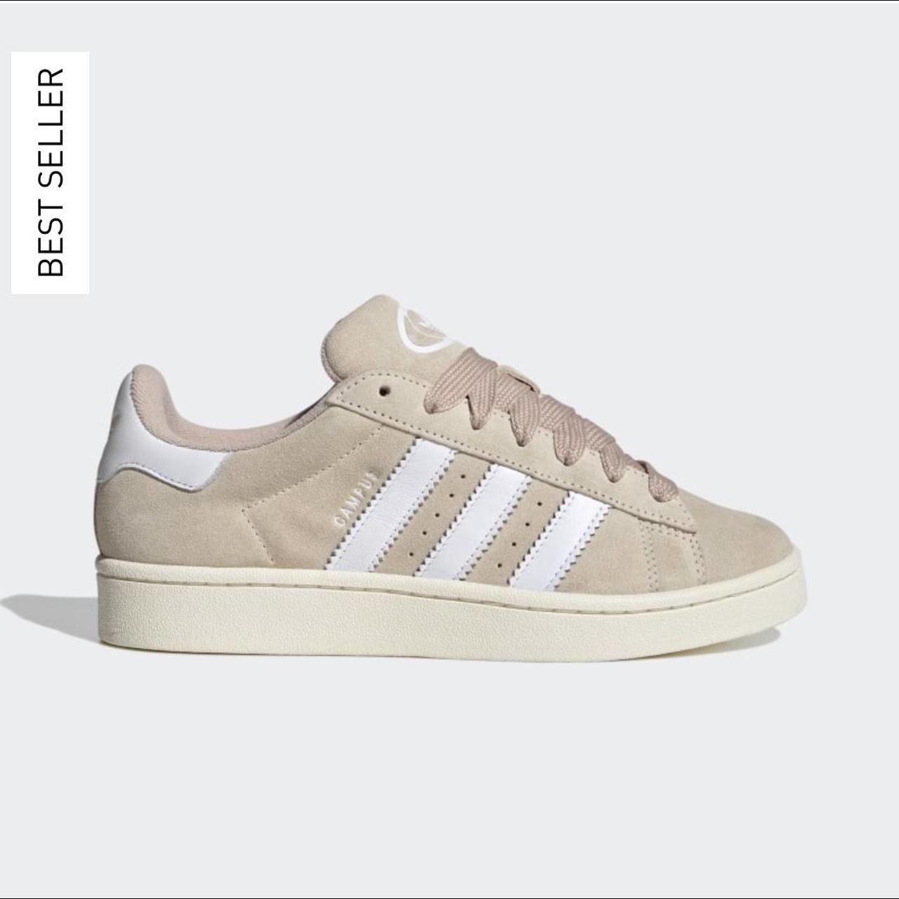 Adidas Women's Cream Trainers | Depop