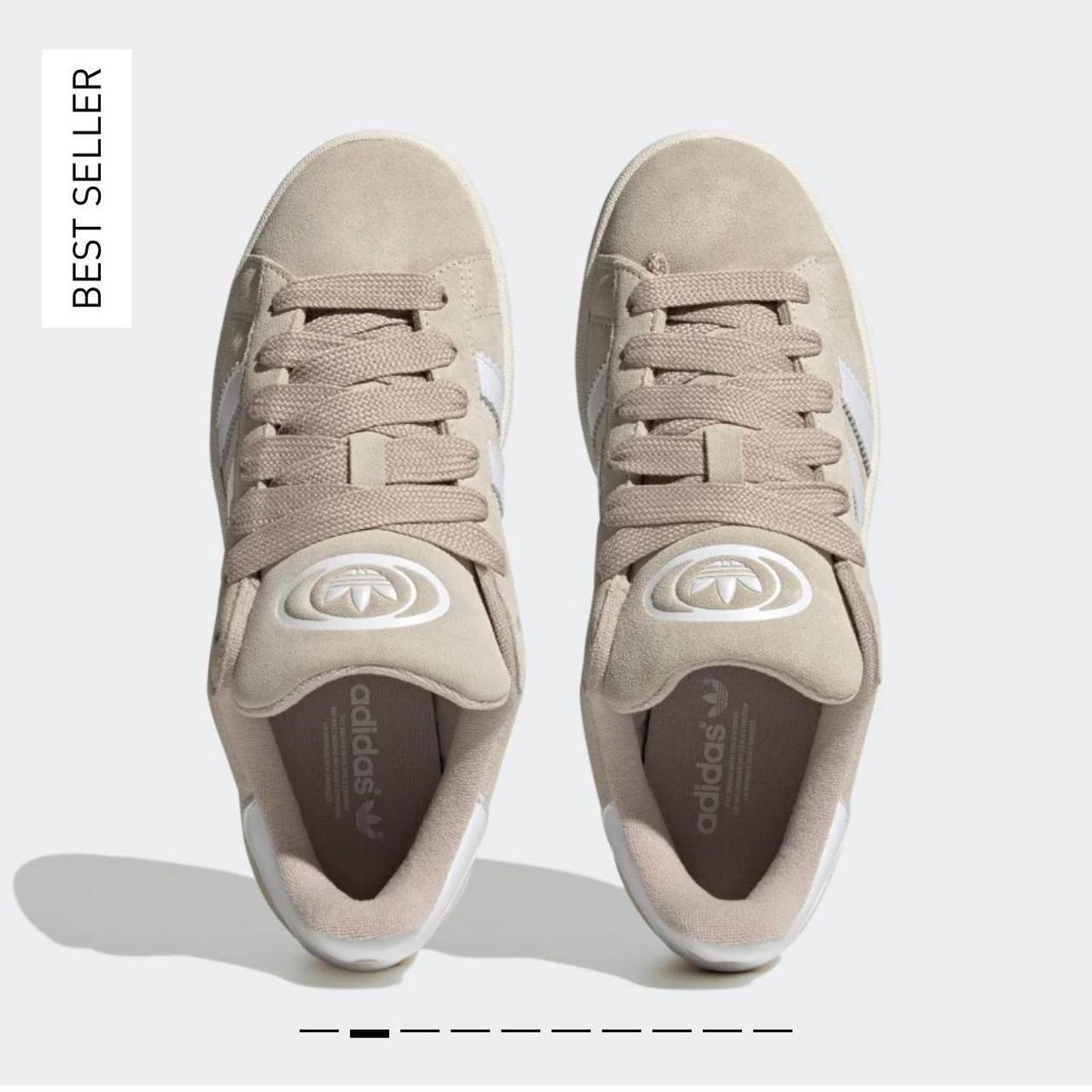 Adidas Women's Cream Trainers | Depop