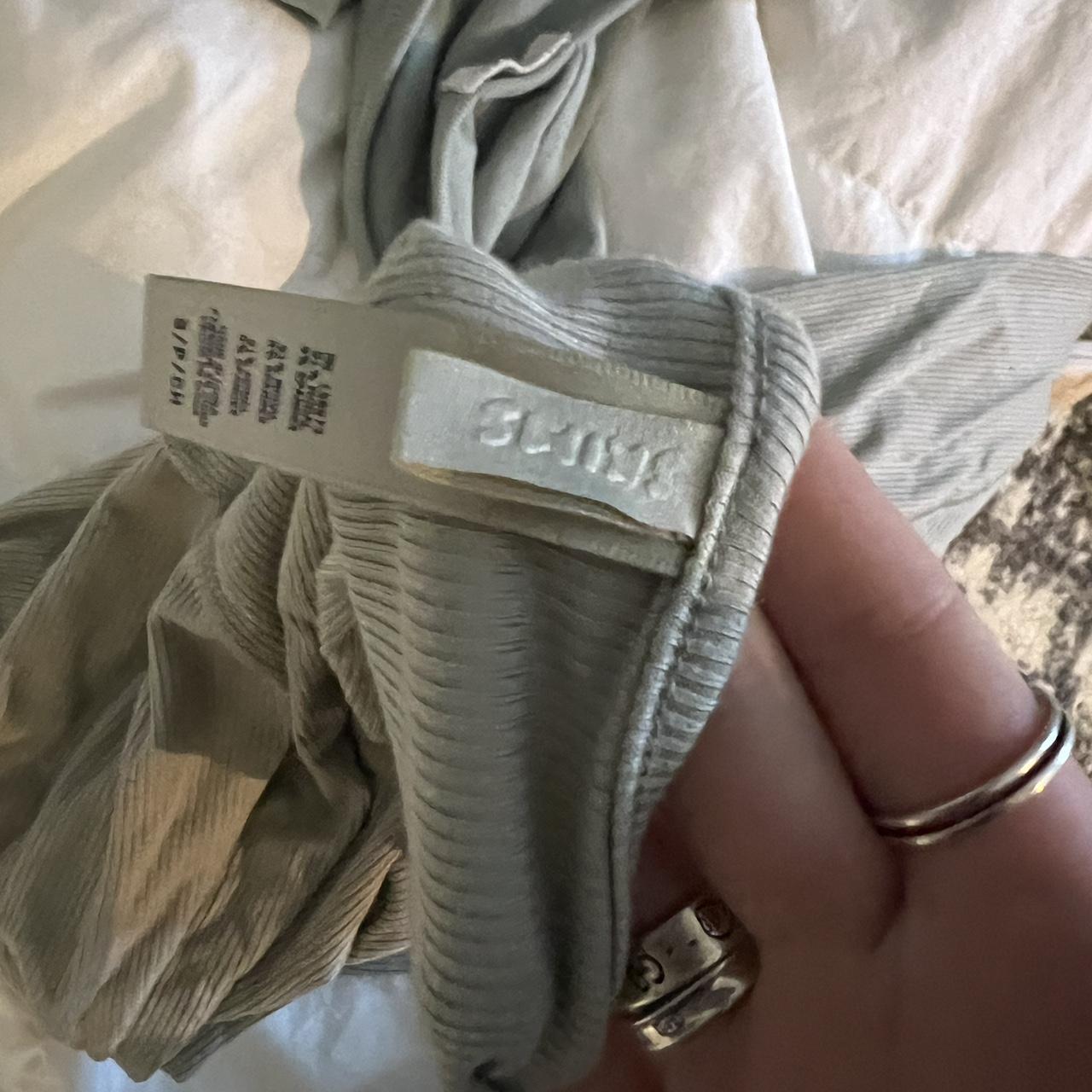 Sage fits everybody long sleeve skims top No flaws... - Depop