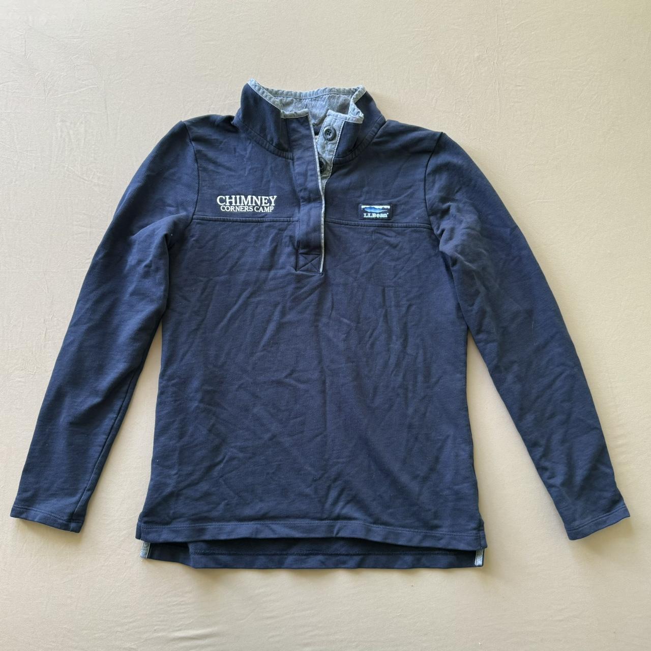 L.L.Bean Rugby Shirt / Sweatshirt - condition 8/10,... | Depop