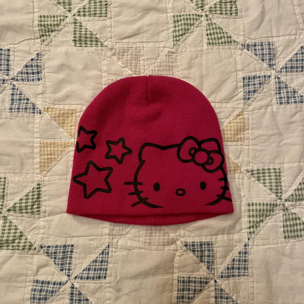 Woman’s Y2K style Hello Kitty Pink Beanie One Size... - Depop
