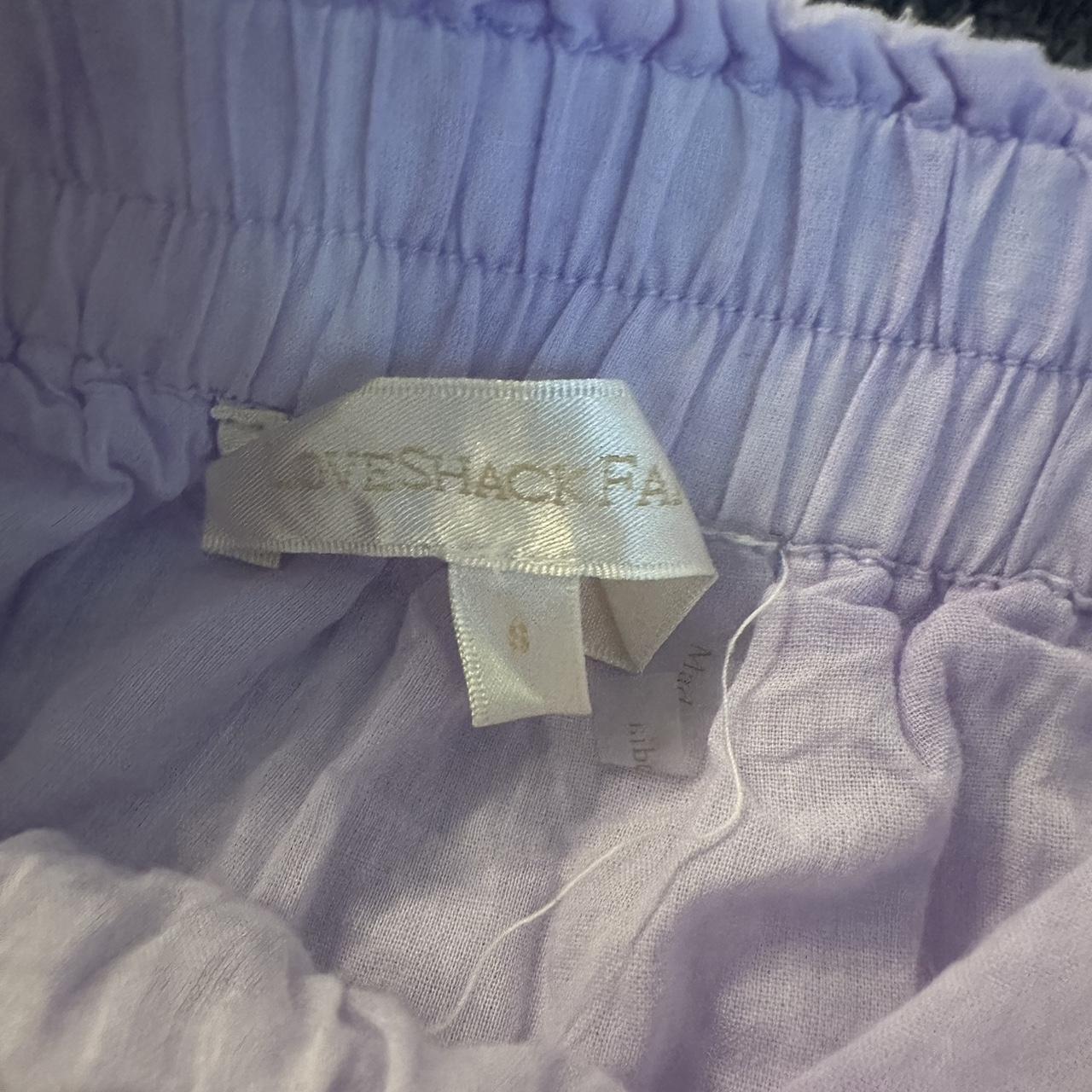 Small purple love shack fancy skirt Worn once... - Depop