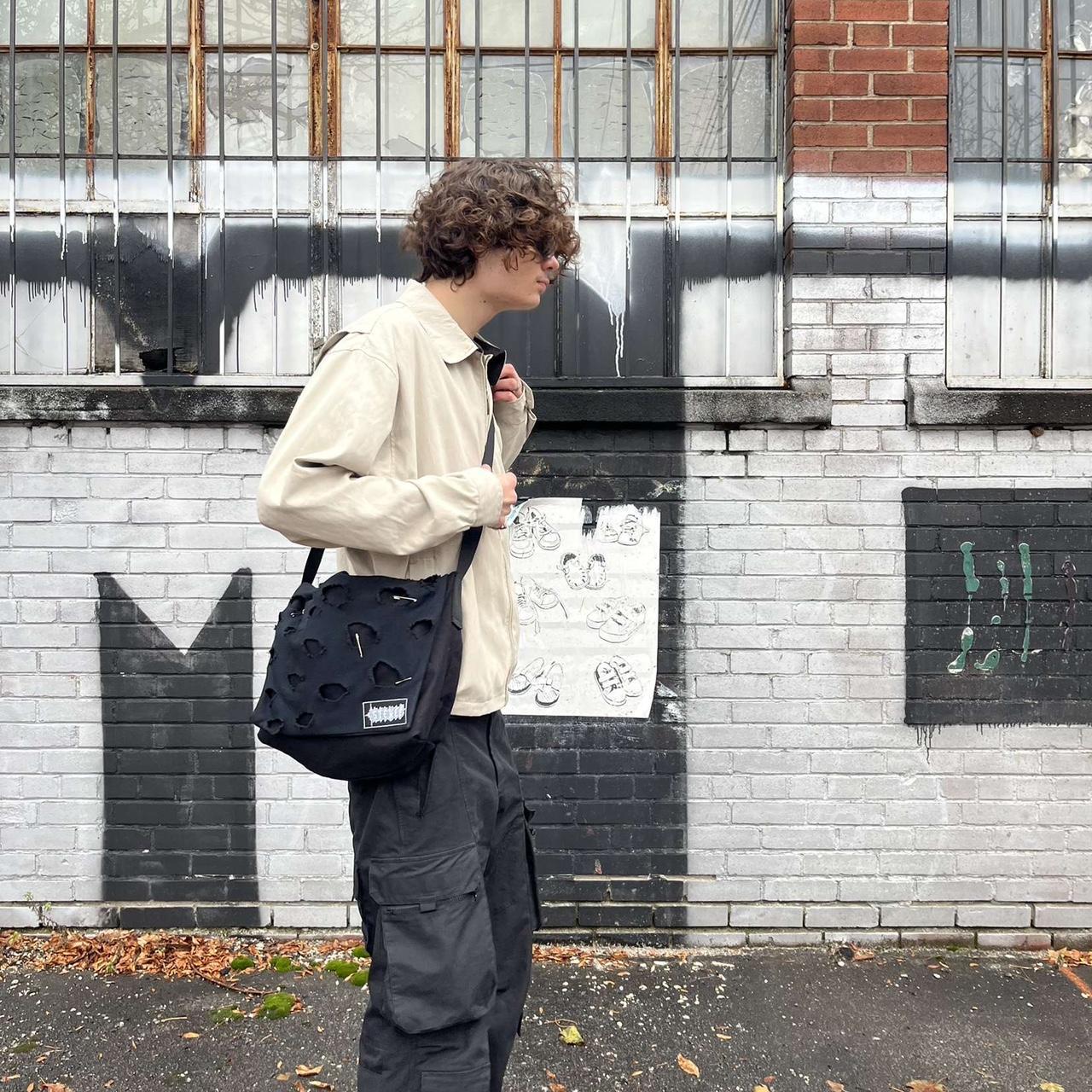 “Black tar bag” Details Handmade @stehle.studio... - Depop