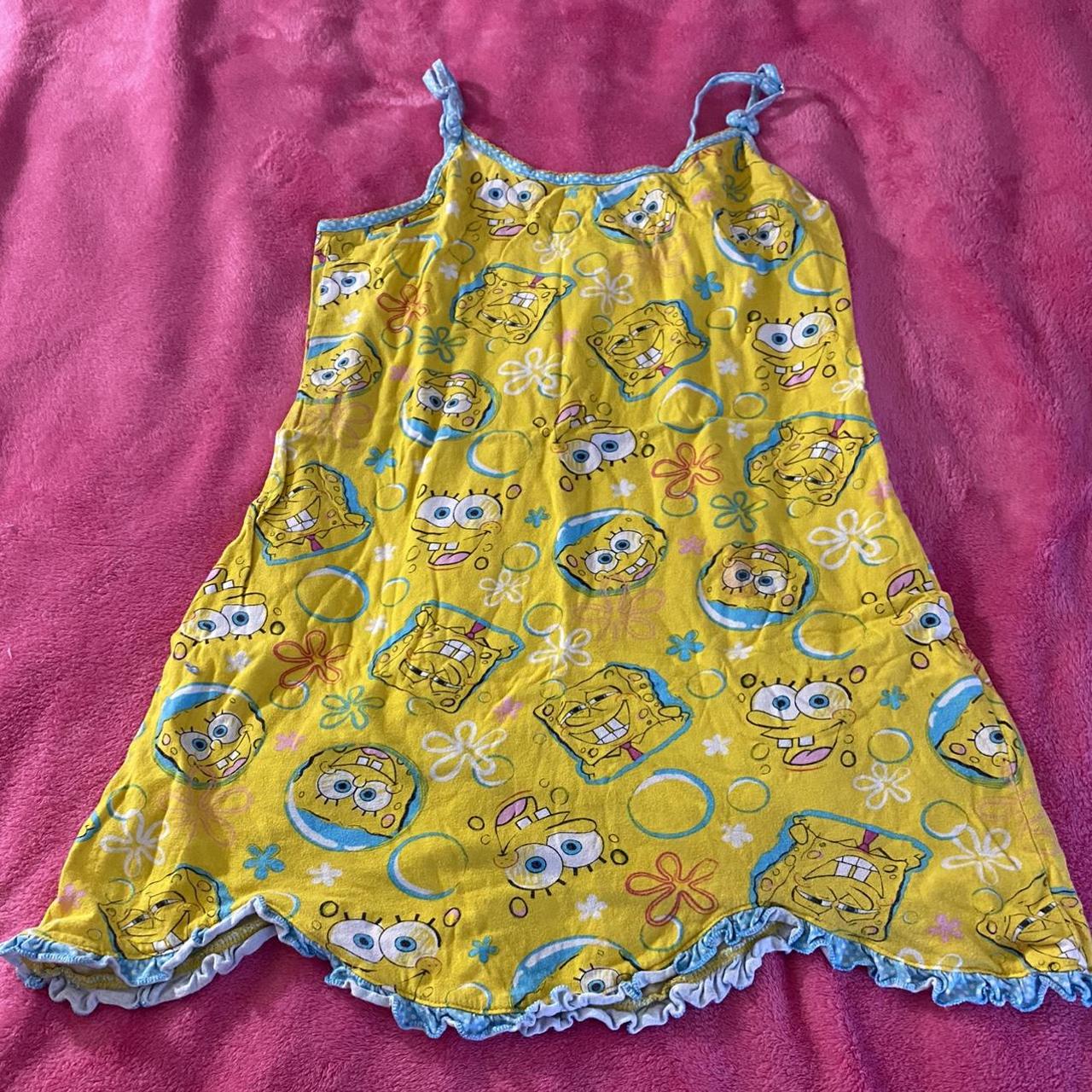 SpongeBob sleeping dress - Depop
