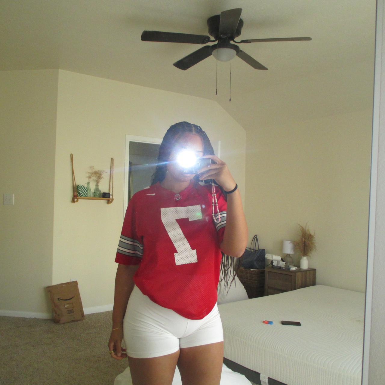 Nike Ohio State Red Youth Large Jersey - Depop