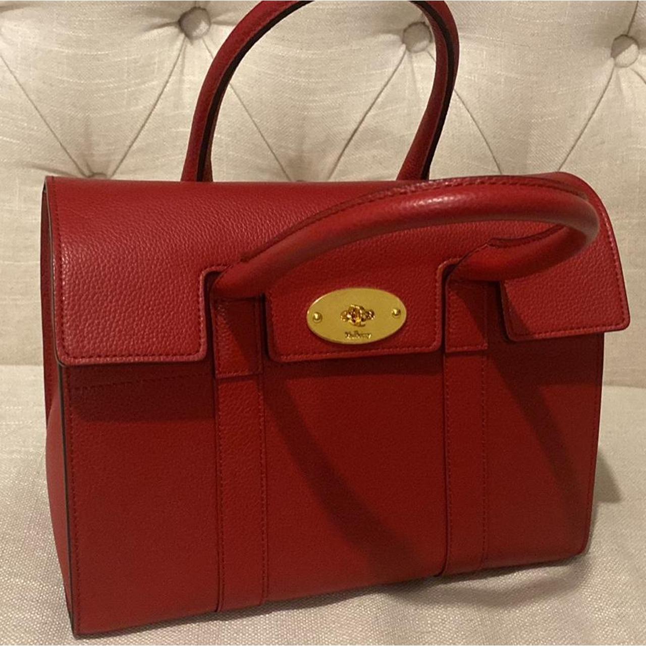 Mulberry small new Bayswater red RRP $2100 Brand... - Depop