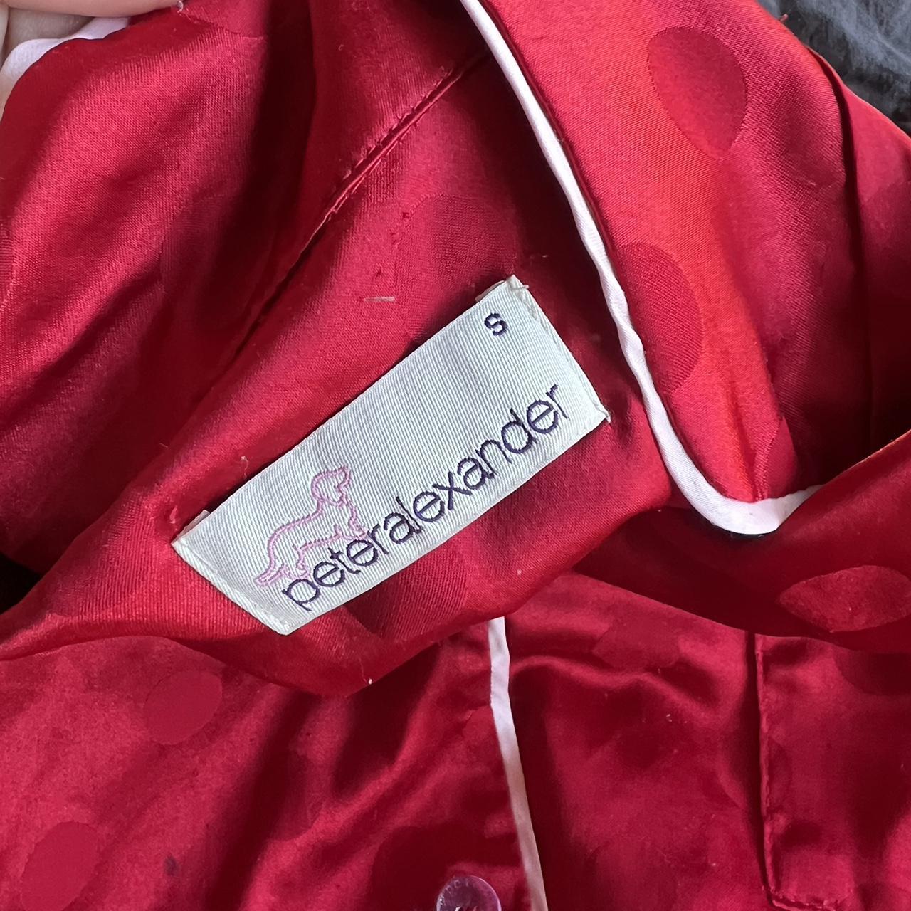 Red Satin Peter Alexander pj set Size small... - Depop