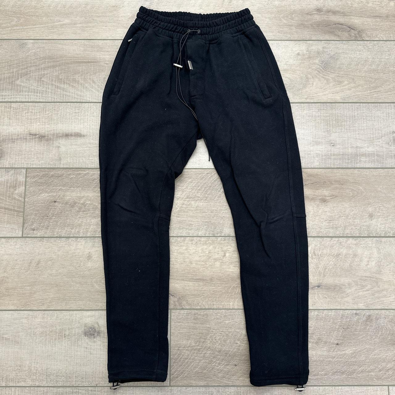 Represent Jersey Sweatpants Jet Black - Size... - Depop