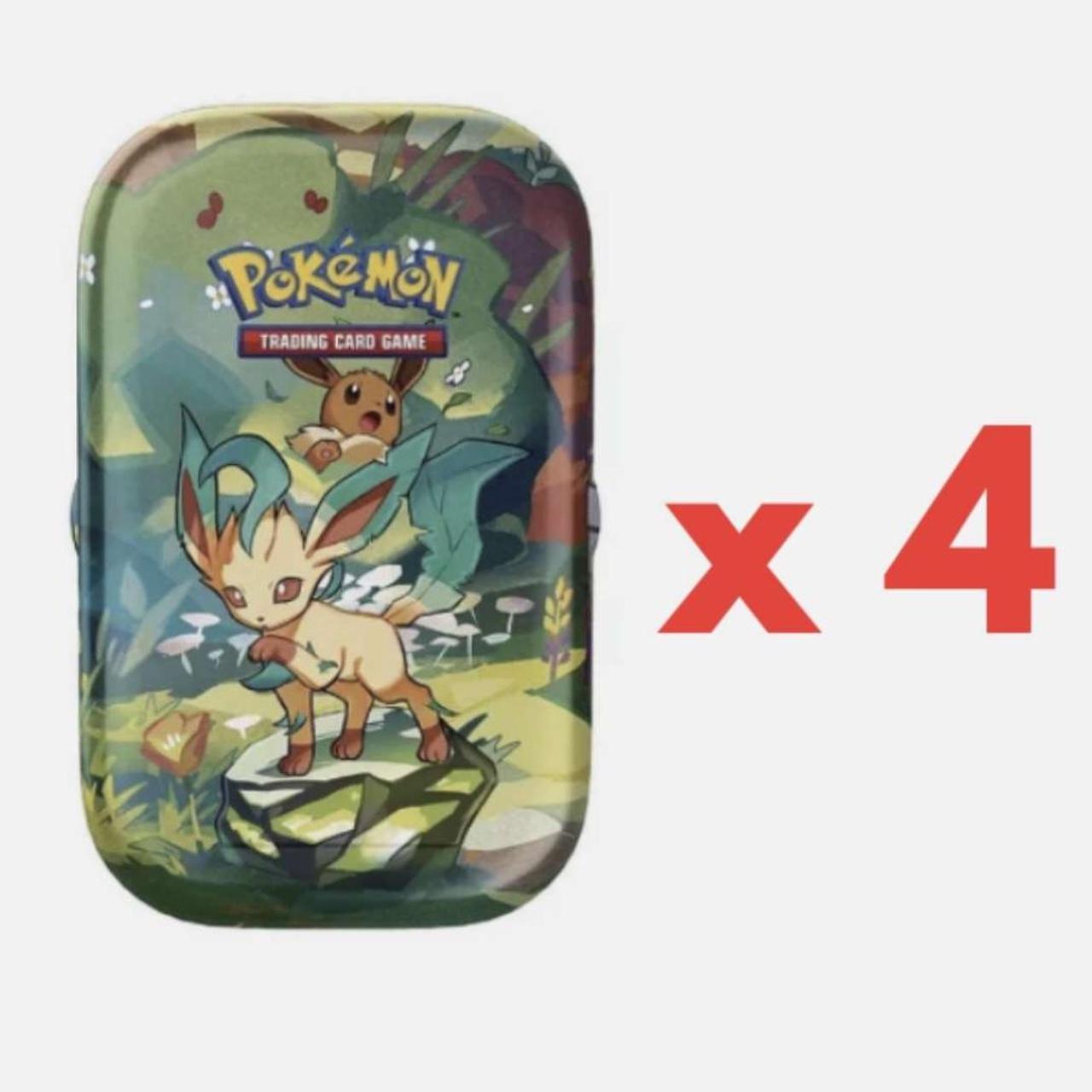 4x sealed Pokemon Prismatic Evolution Mini Tins... | Depop