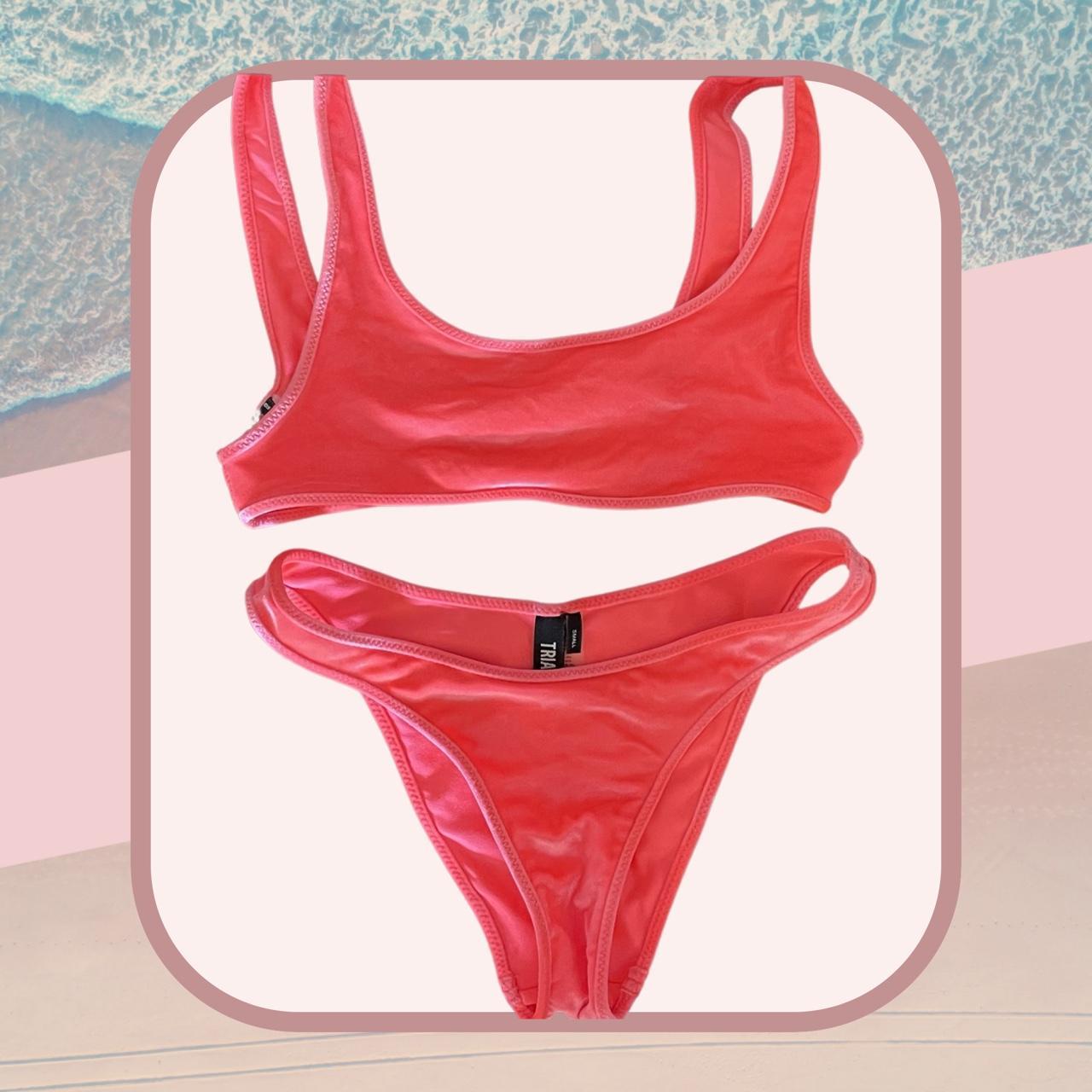 Triangl Womens Pink Bikinis And Tankini Sets Depop