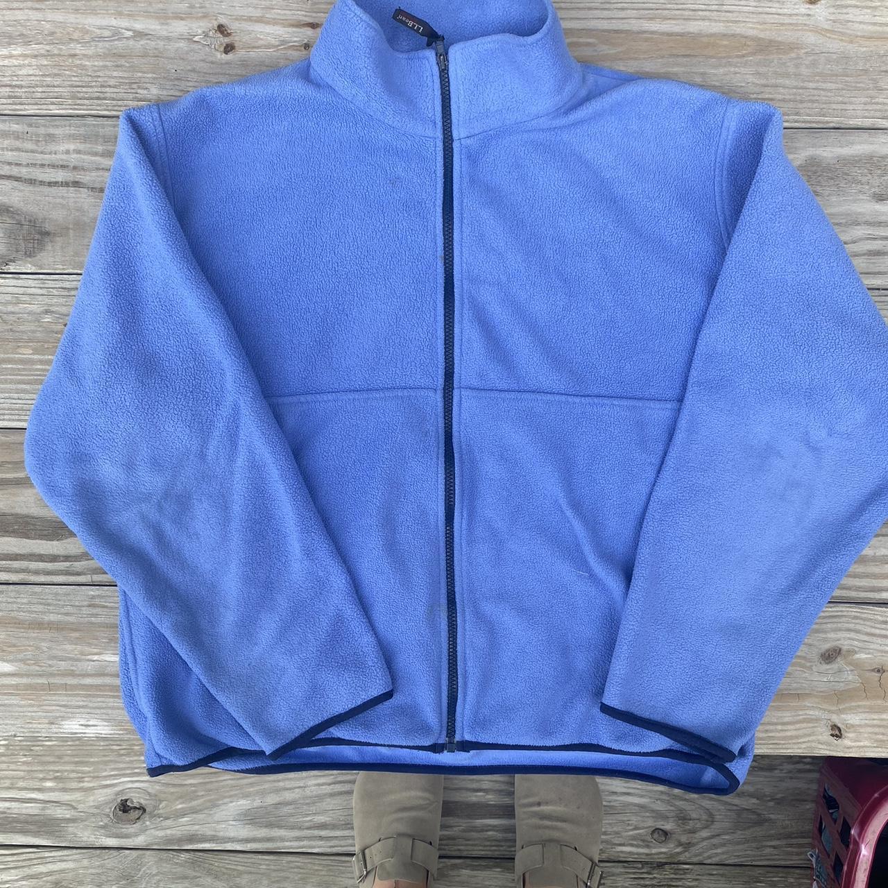 LL BEAN fleece jacket zip up thing - Depop