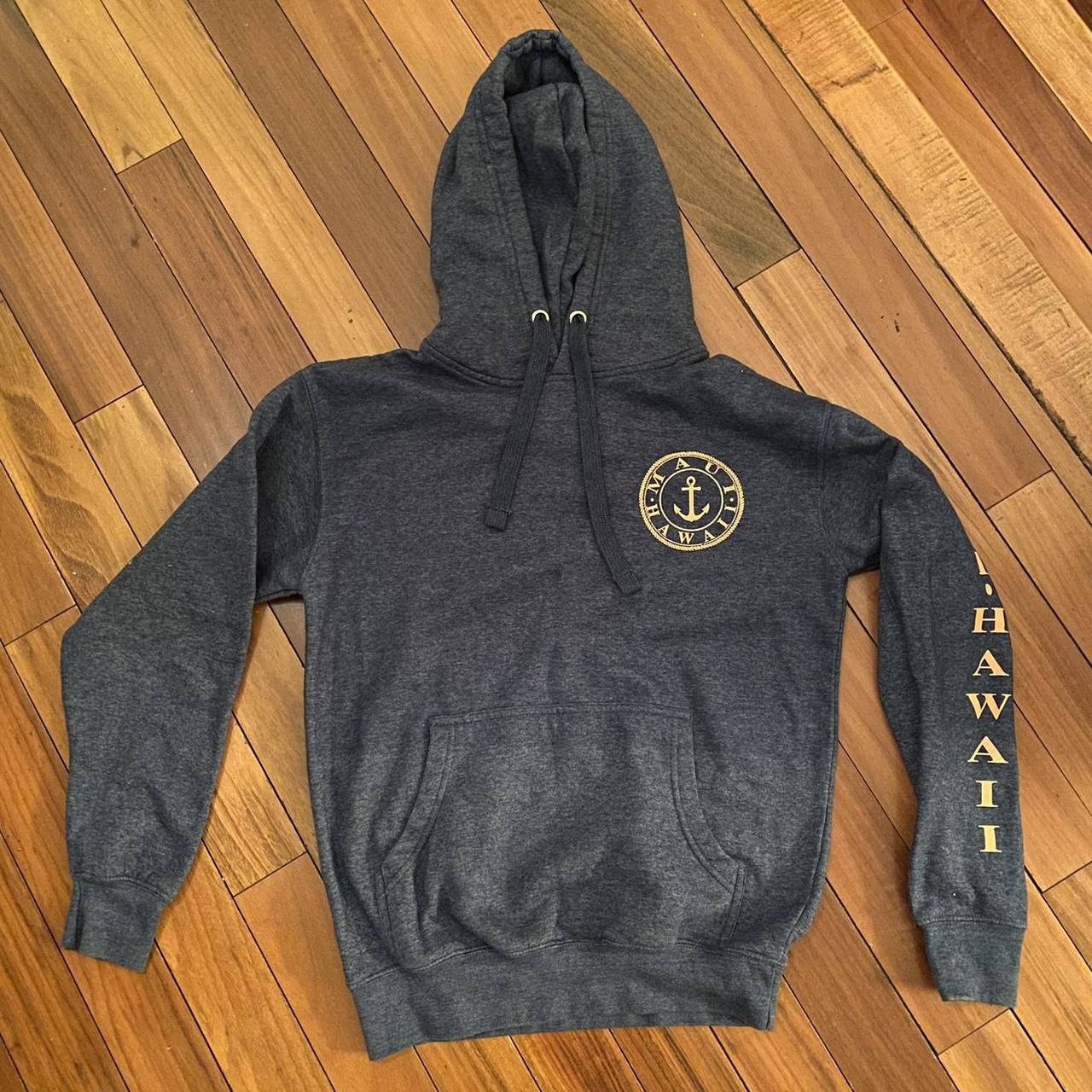 Grey Maui, Hawaii Hoodie size: Men’s small - brand... - Depop